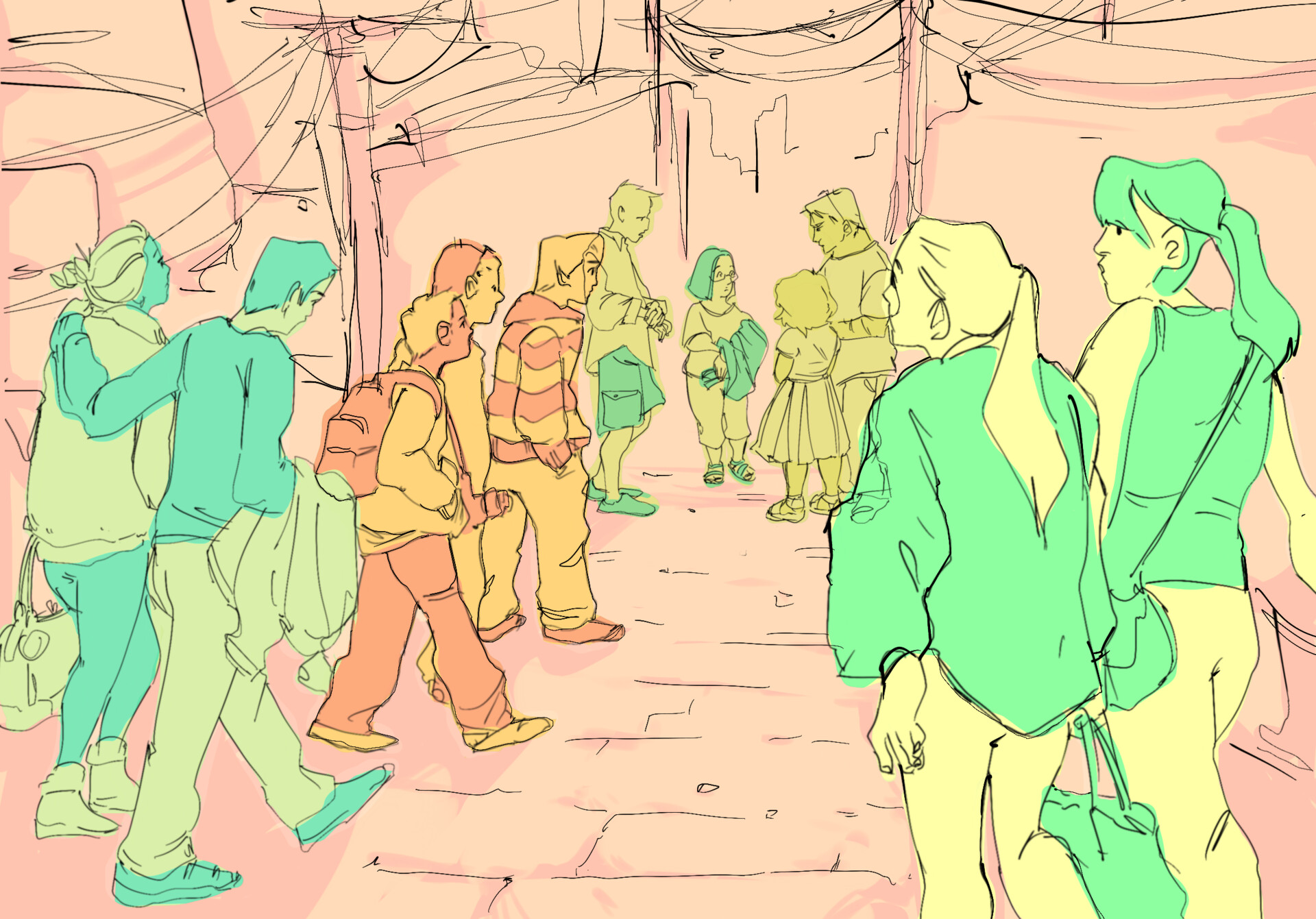 ArtStation - Crowd Study