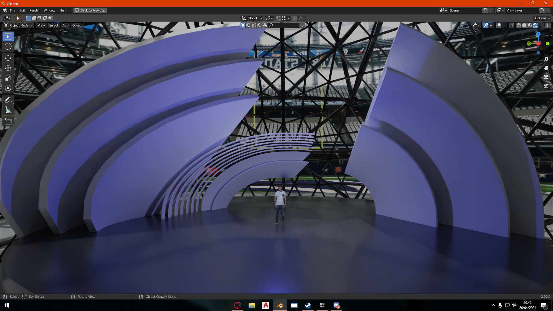ArtStation - Virtual football studio