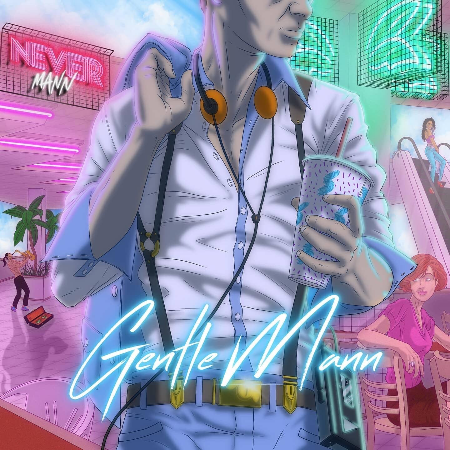 Jordan Noir - Nevermann - Gentlemann - Album Art/ Physical Releases