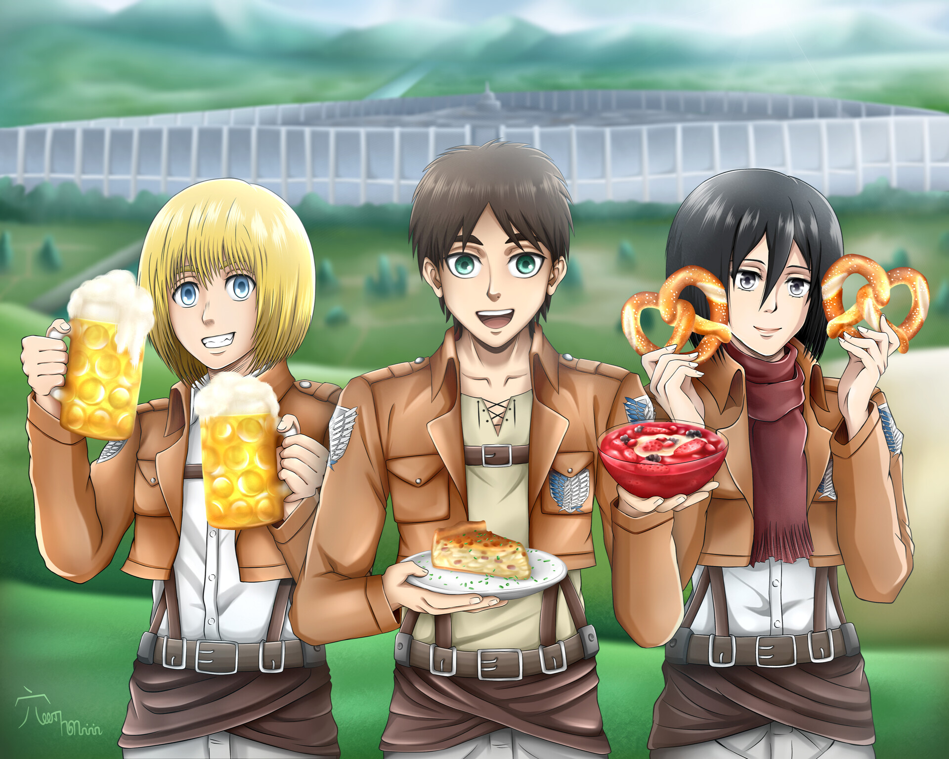 ArtStation - Trio Attack on Titan