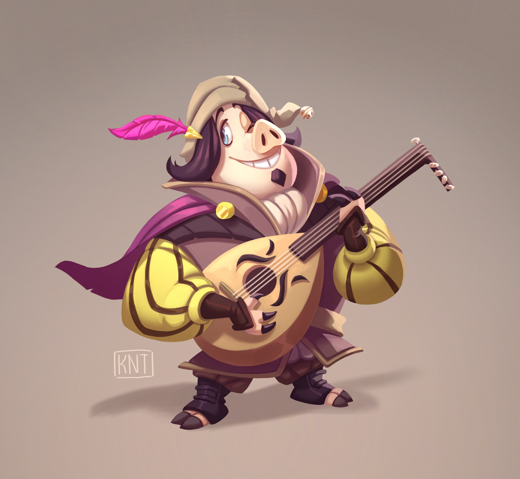 ArtStation - The Bard Pig Concept