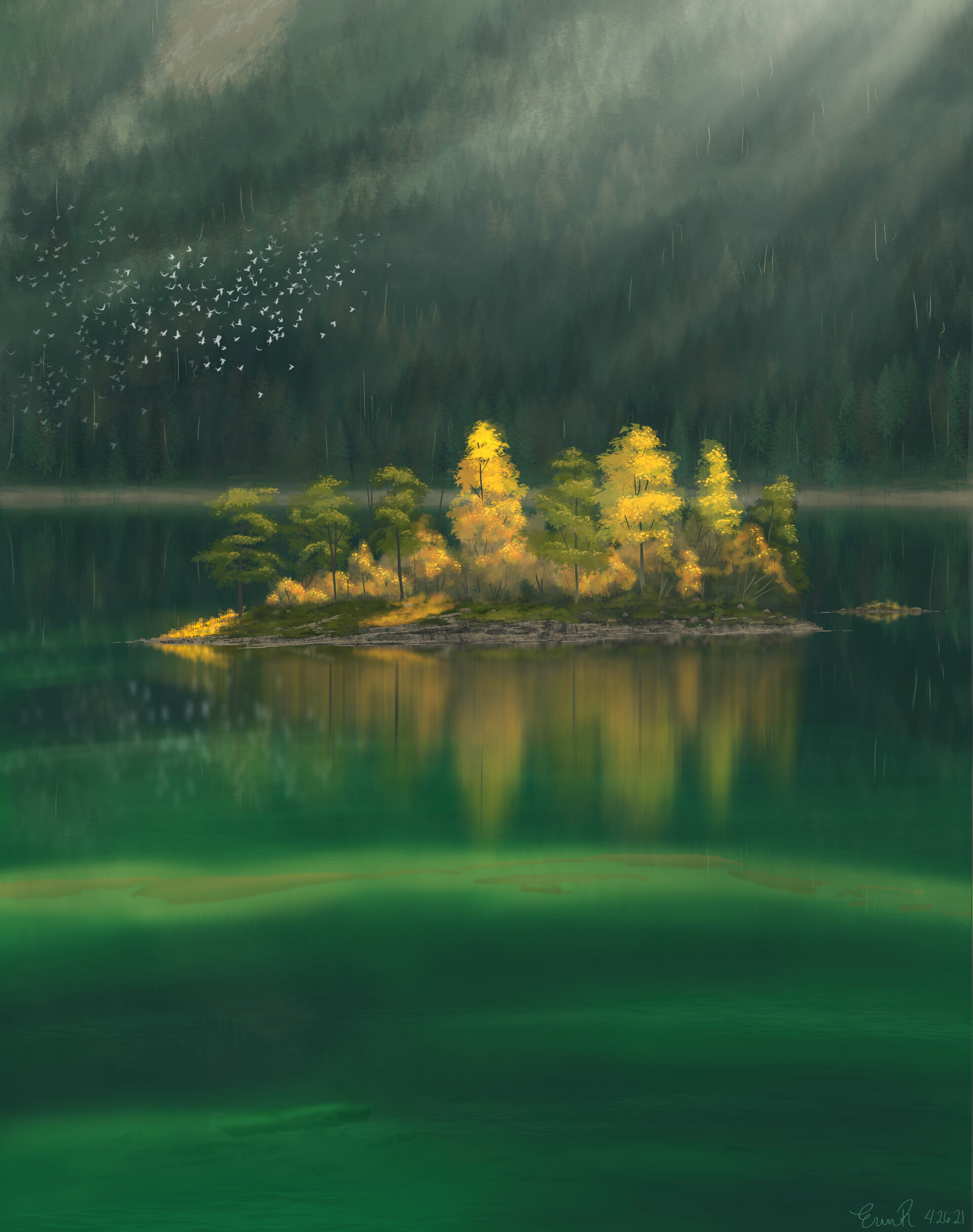 ArtStation - Island Sun