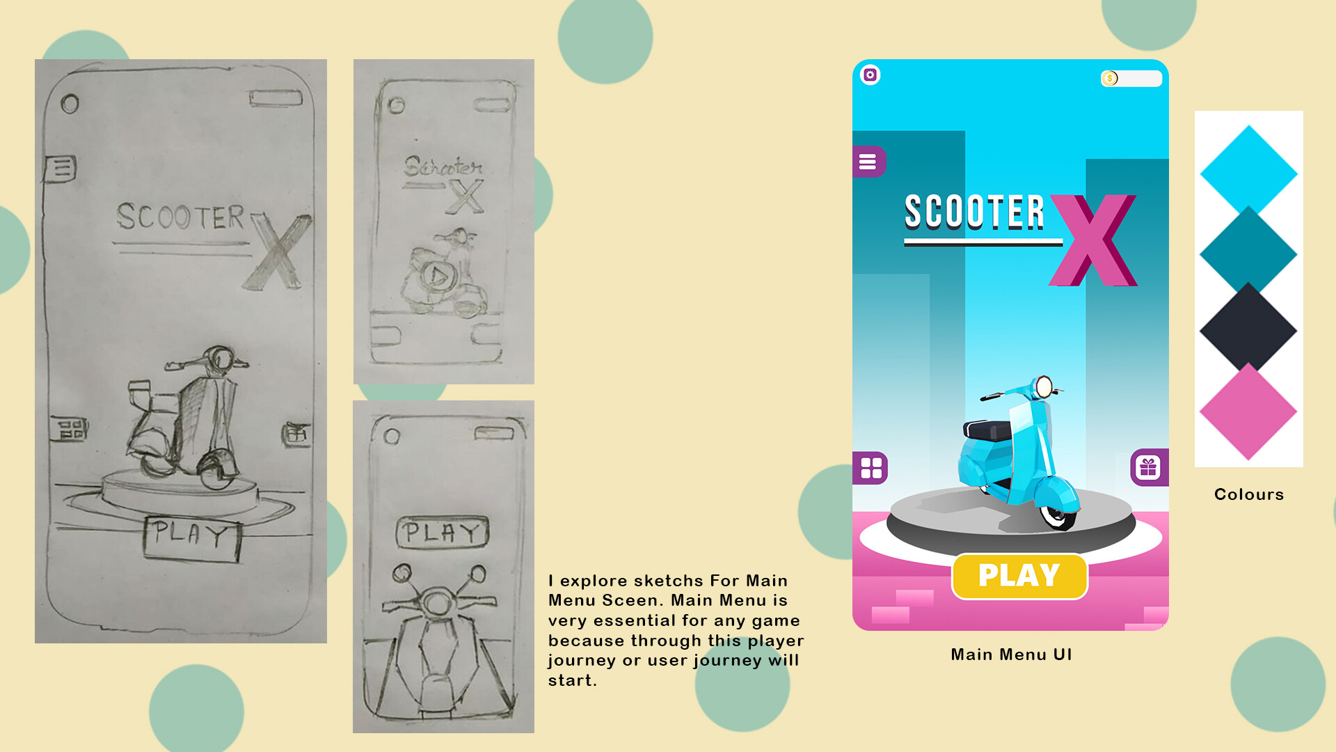 ArtStation - ScooterX game UI Design and Art work.