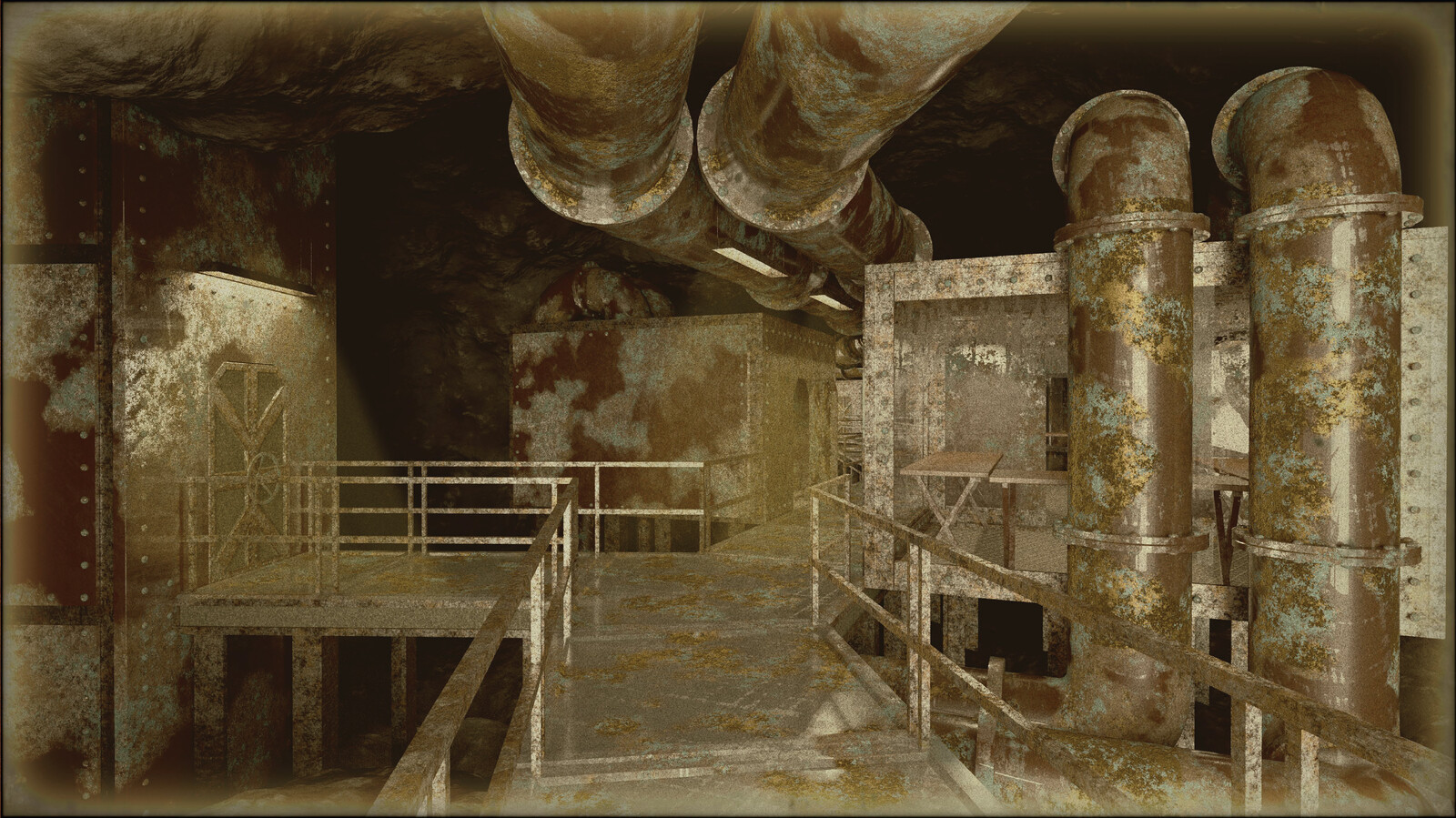 Daniel Vacek - Residence of Count d'Artigas - Steampunk cave living