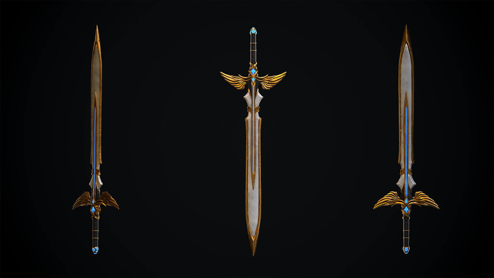 angelic sword design