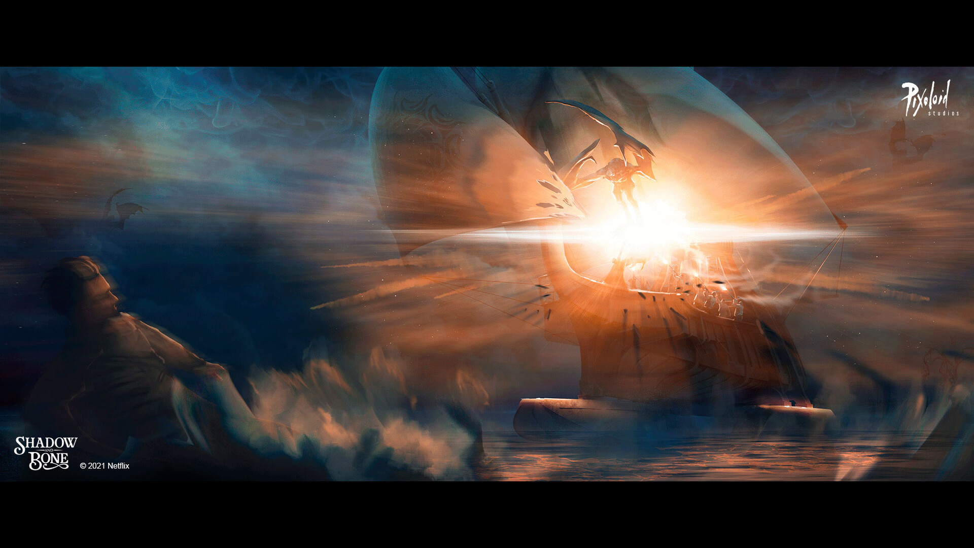 Pixoloid Studios - Shadow and Bone - VFX Keyframe scenes