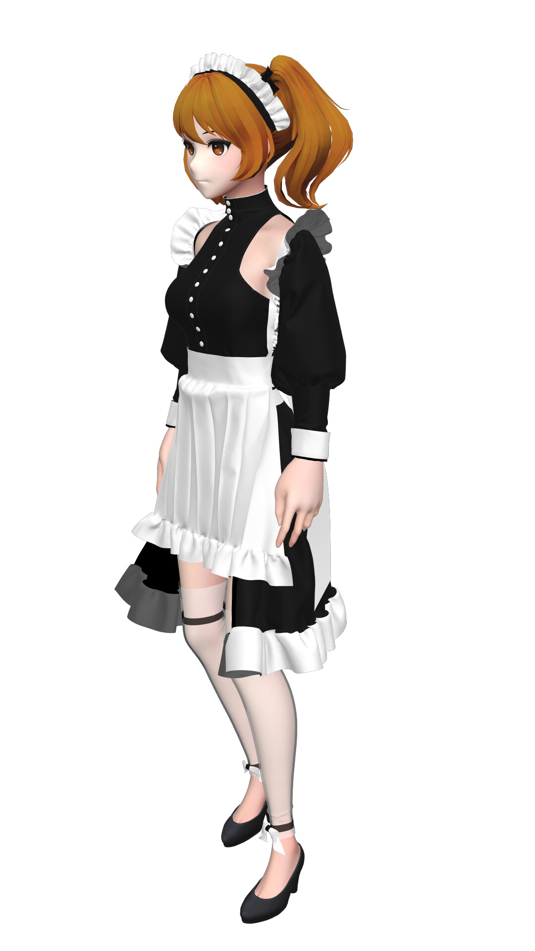 Wingfox workshop - Anime Style Maid Outfit using Marvelous Designer 10