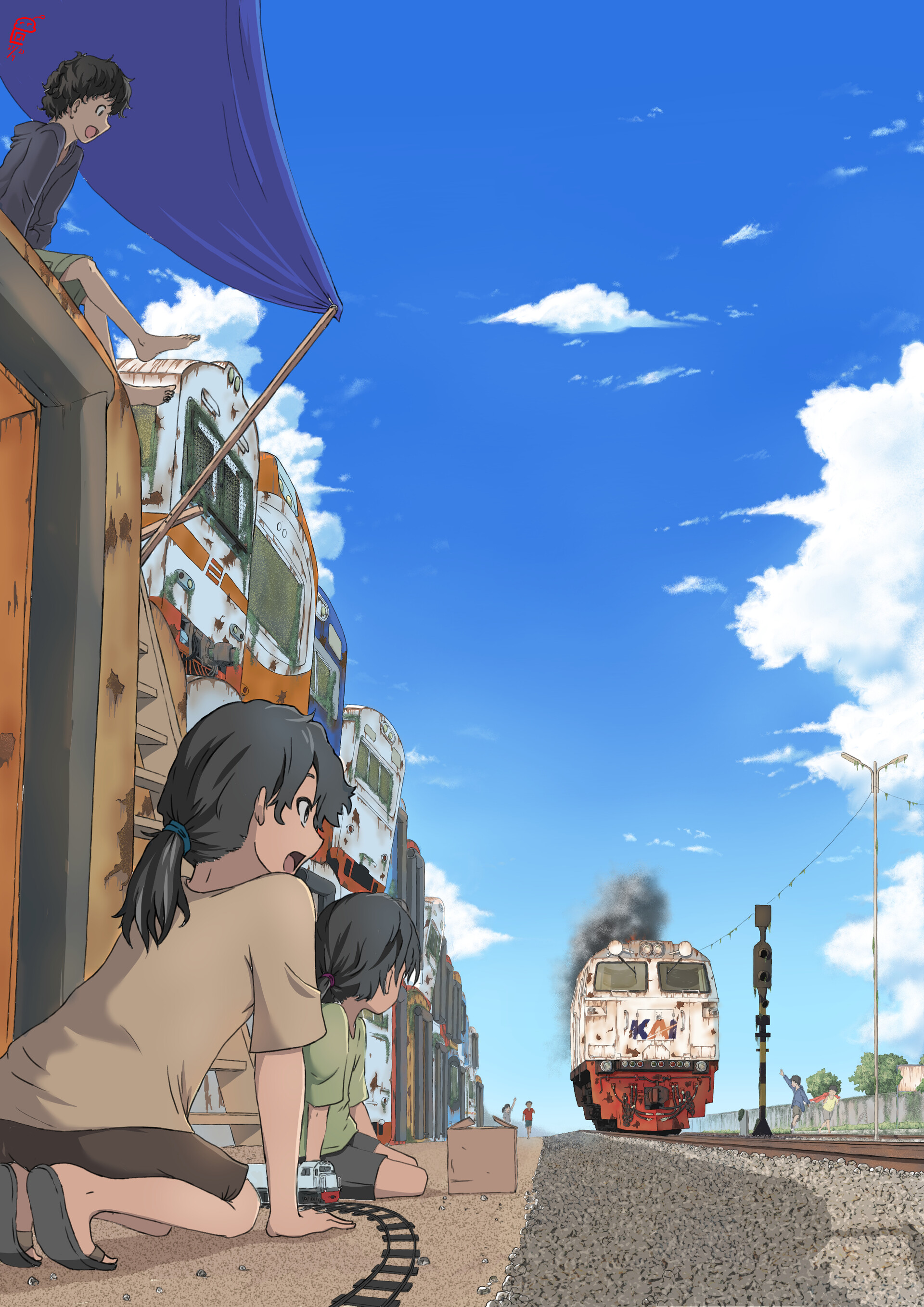 ArtStation - Train Graveyard