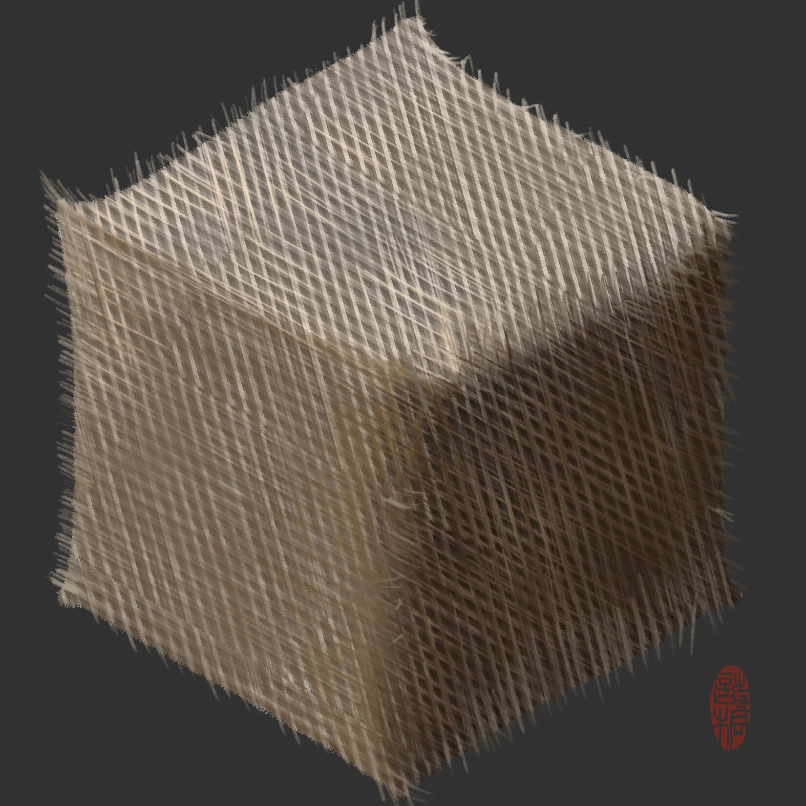 ArtStation - fabrics cubes