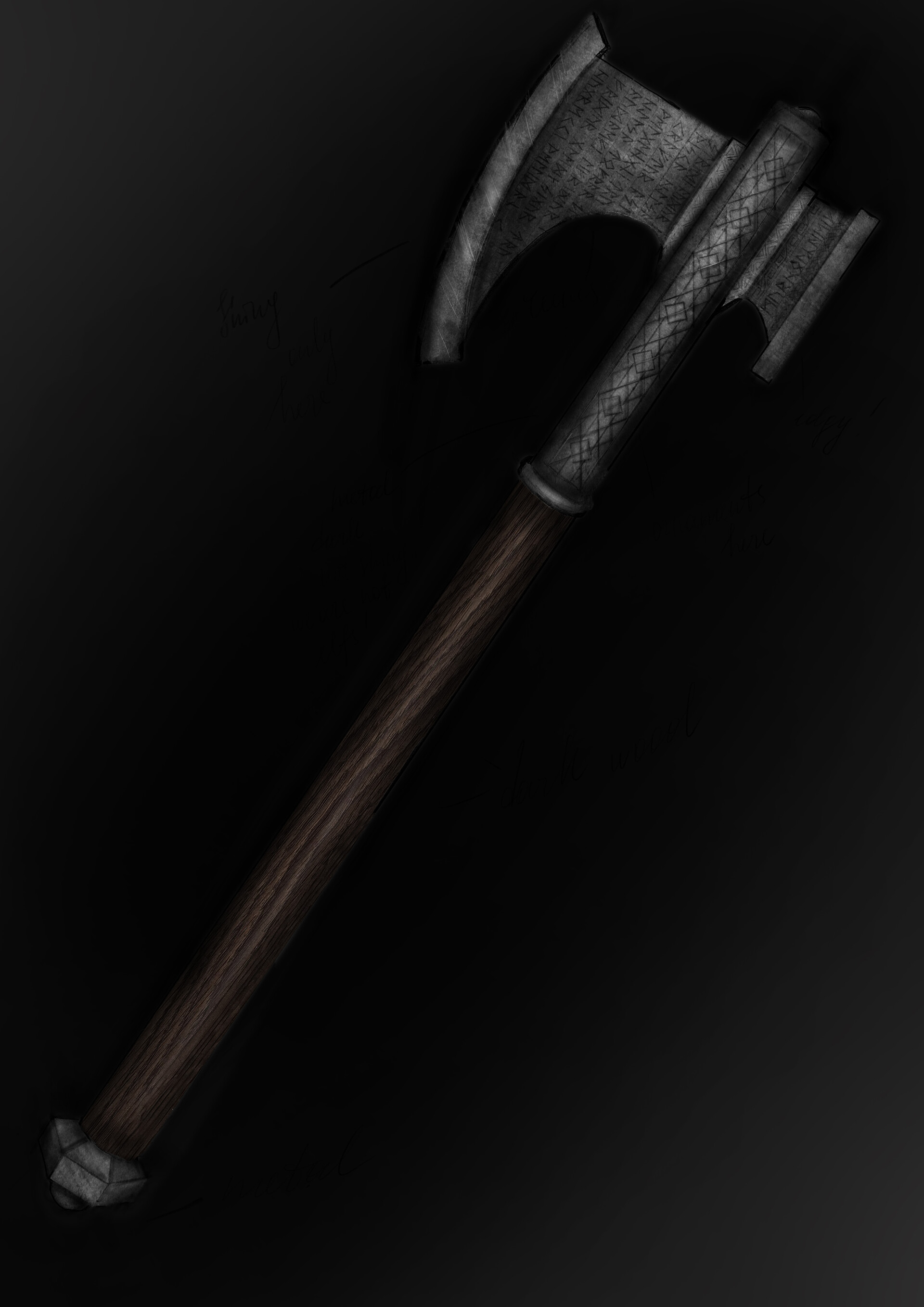 ArtStation - Axe of Oakshield