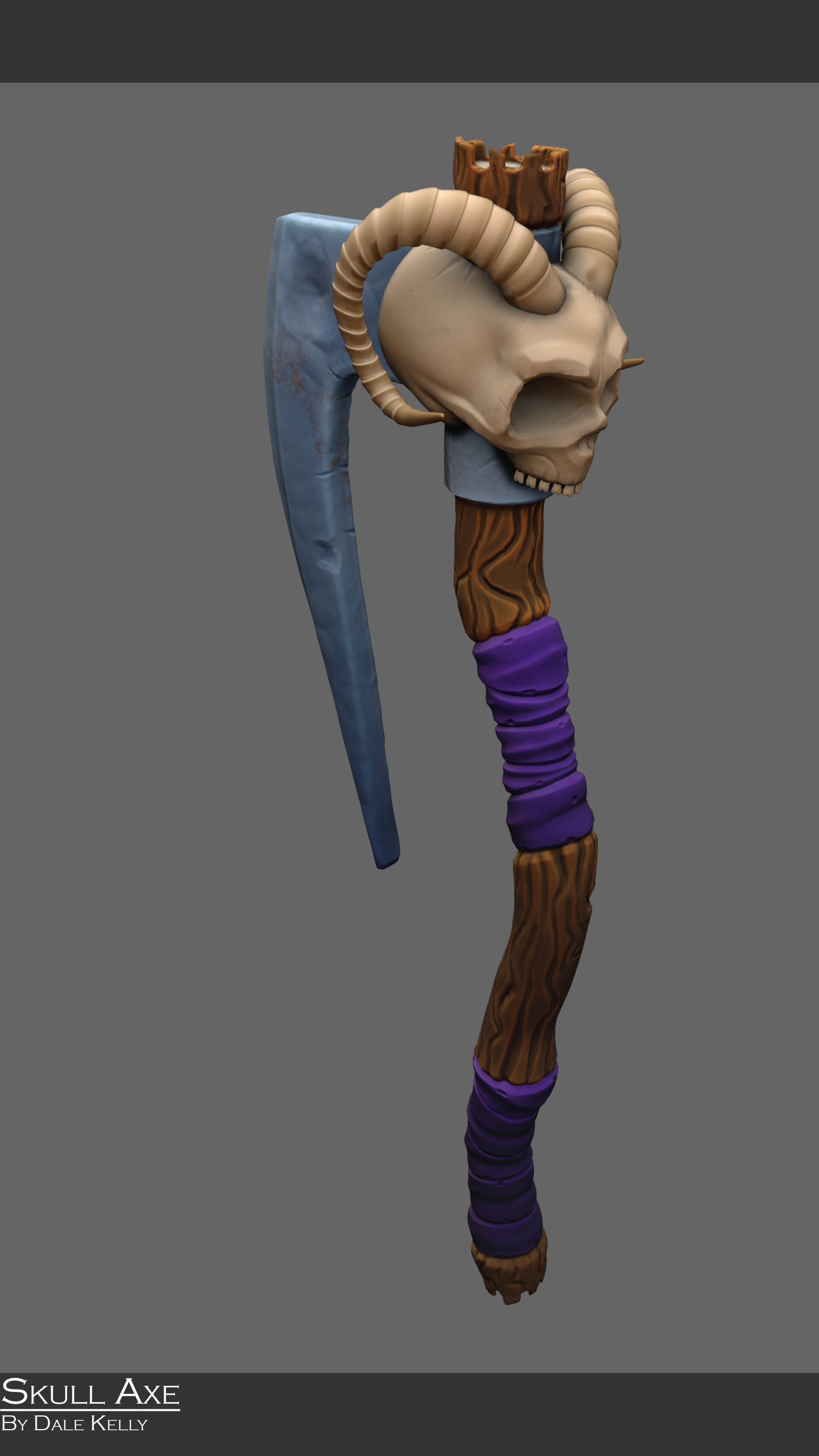 ArtStation - Skull Axe