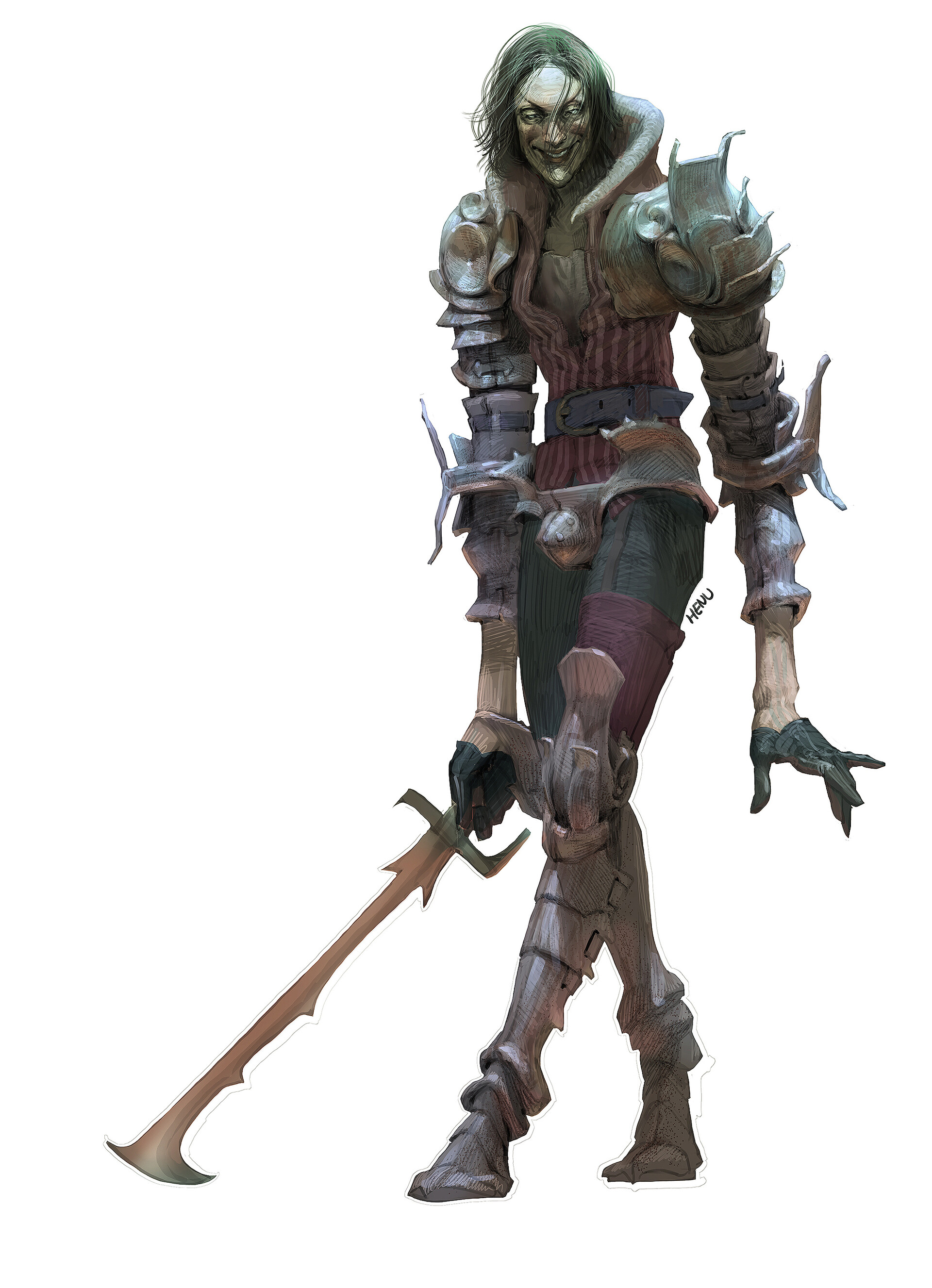 ArtStation - creepy fallen knight