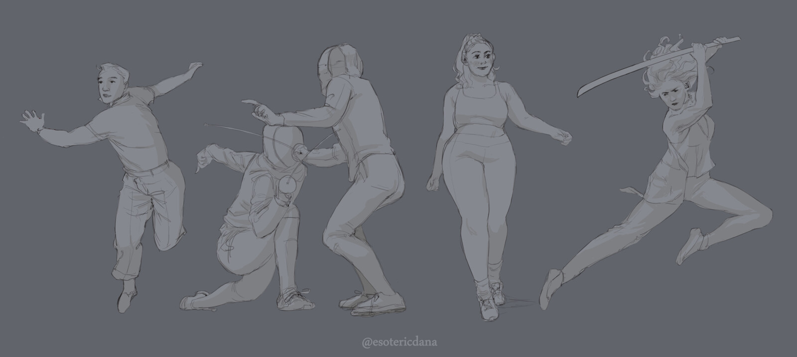 dané - random poses