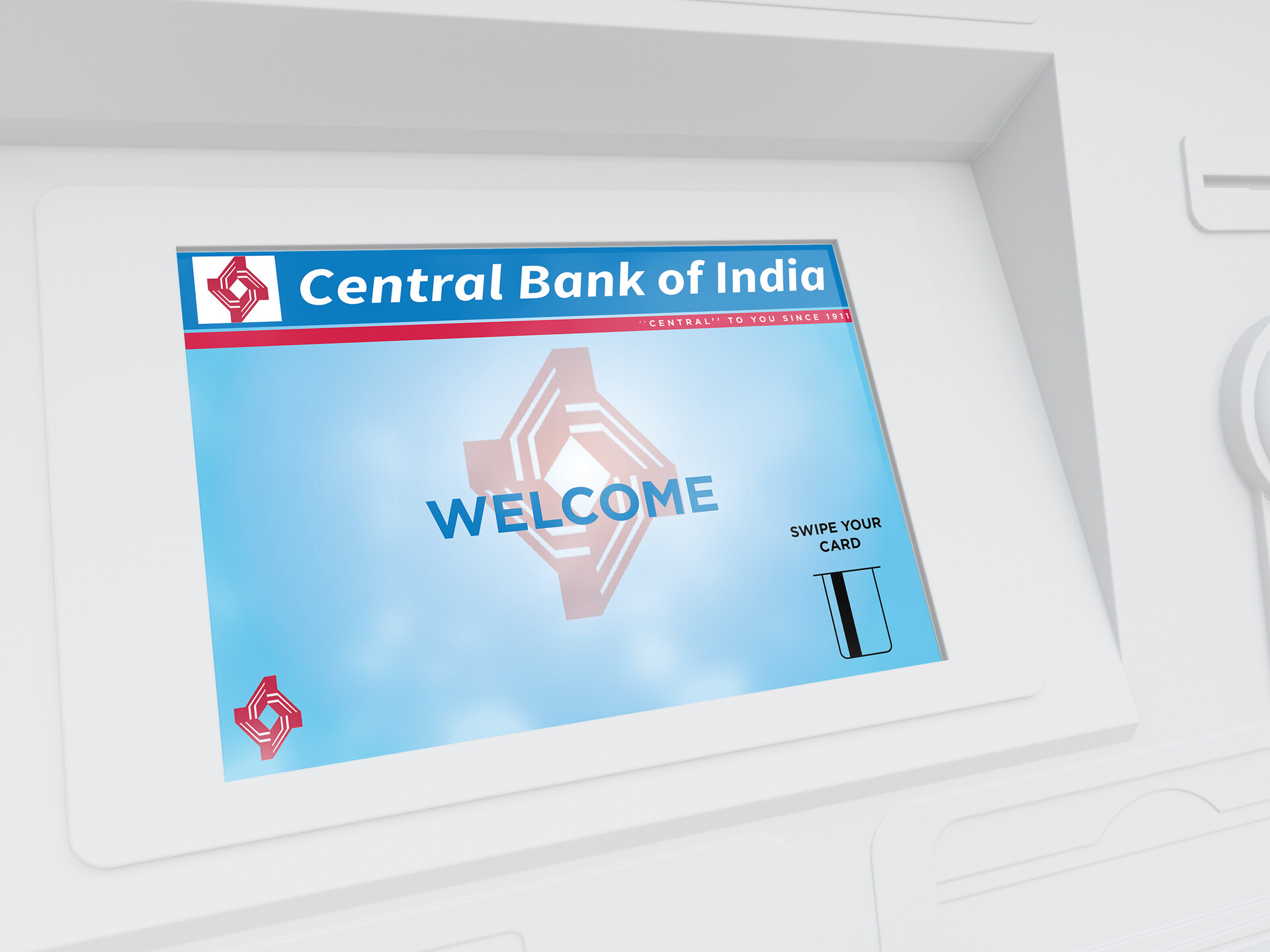 ArtStation - UI for ATM Mockup