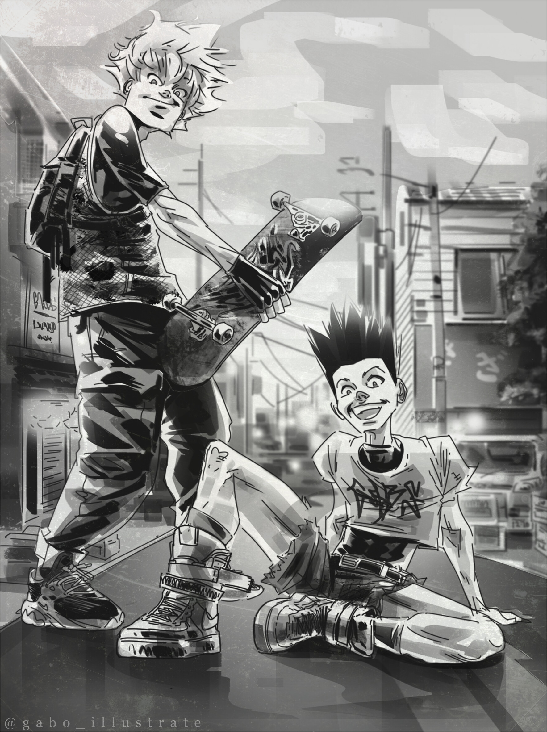 ArtStation - Gon and Killua