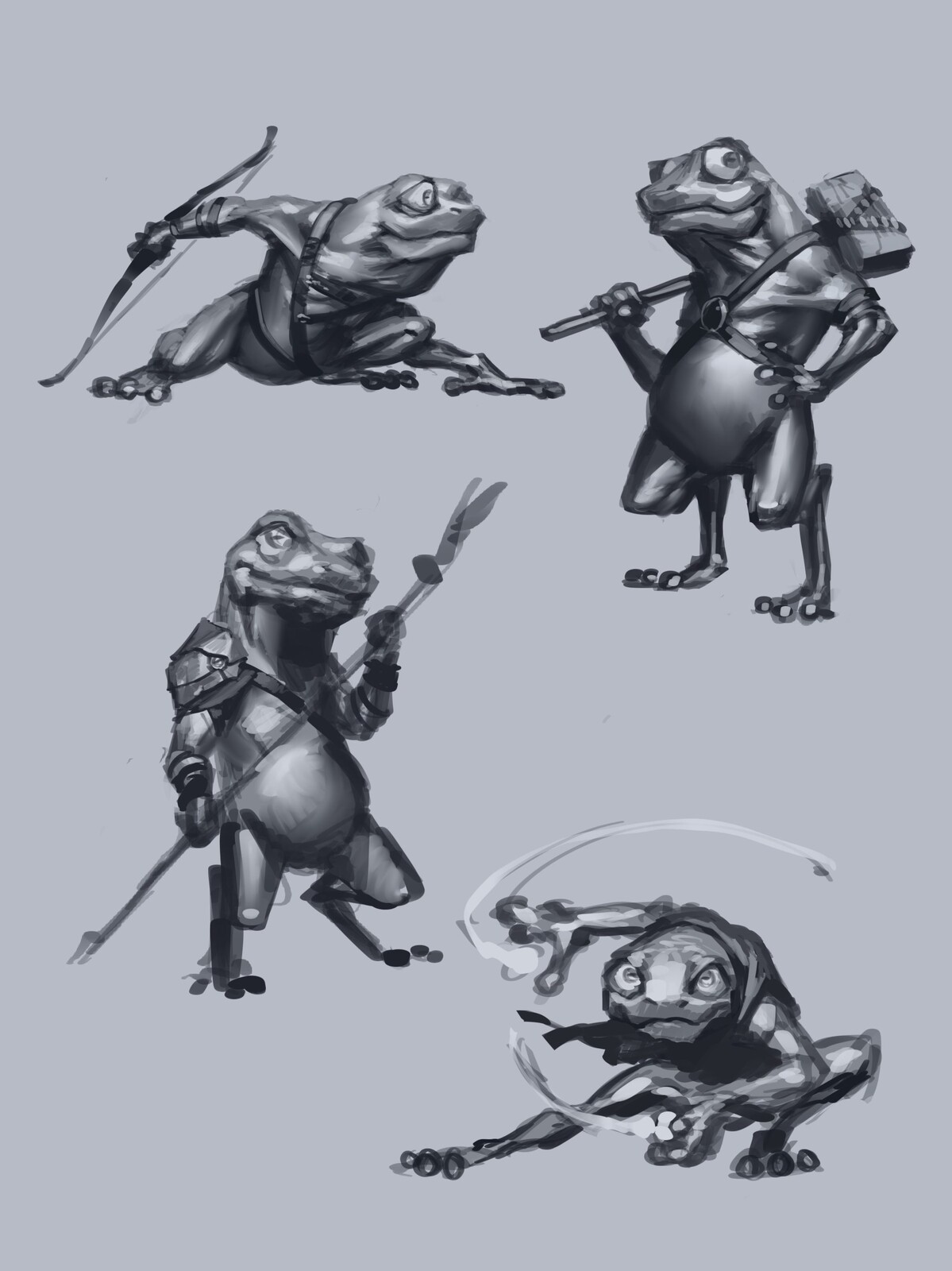 Eamonn McCormick - Grung Creature Concept