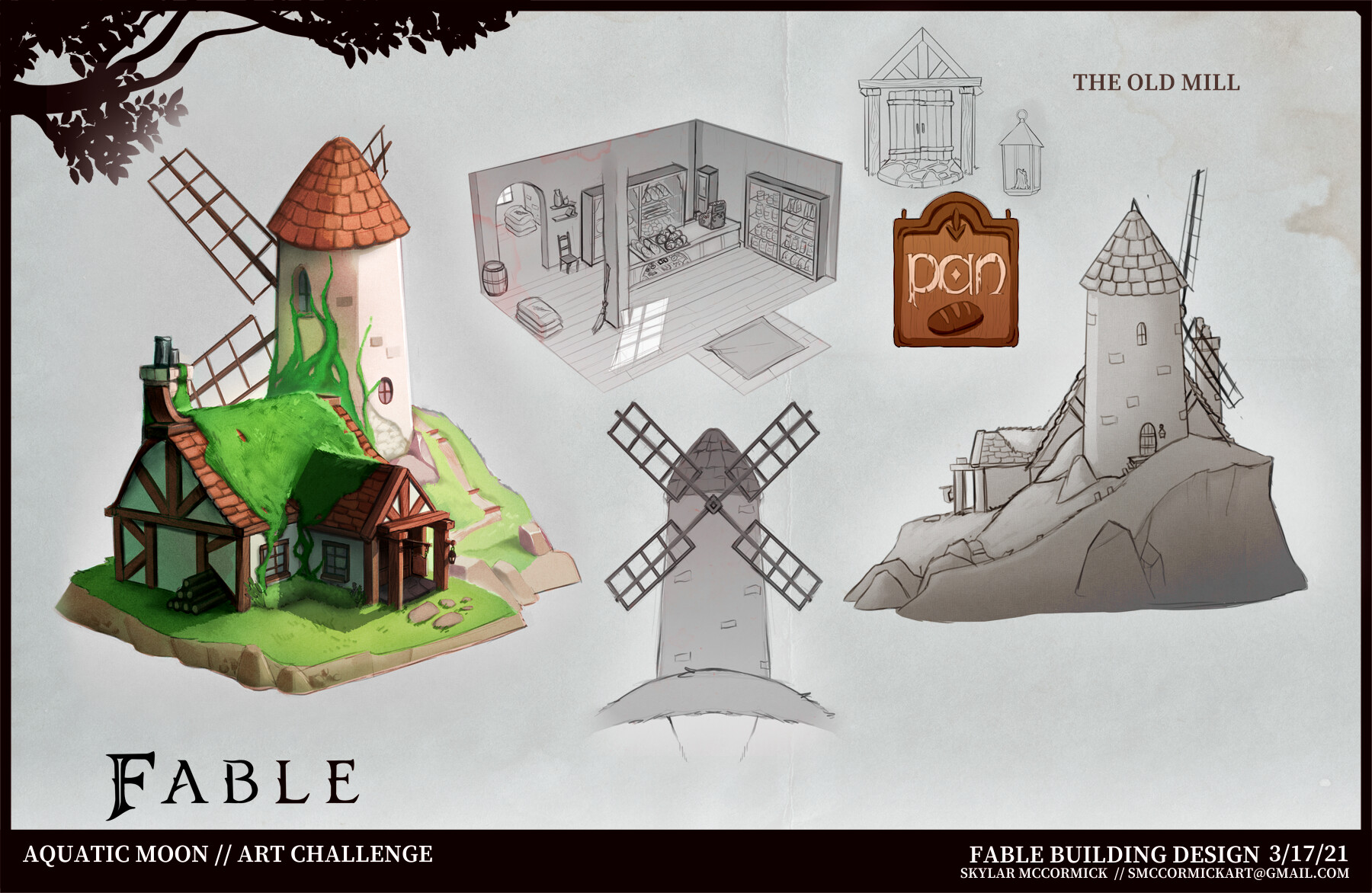 ArtStation - Old mill