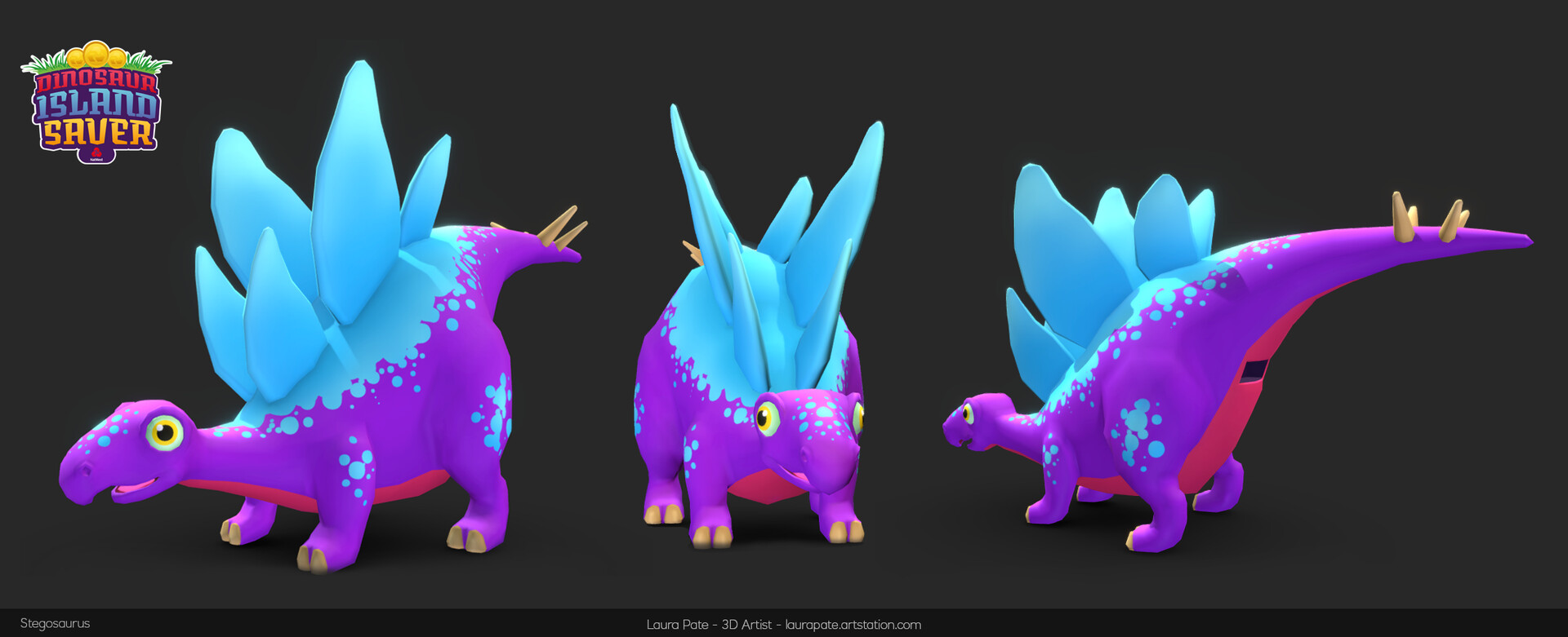 Laura Pate - Stegosaurus - Island Saver