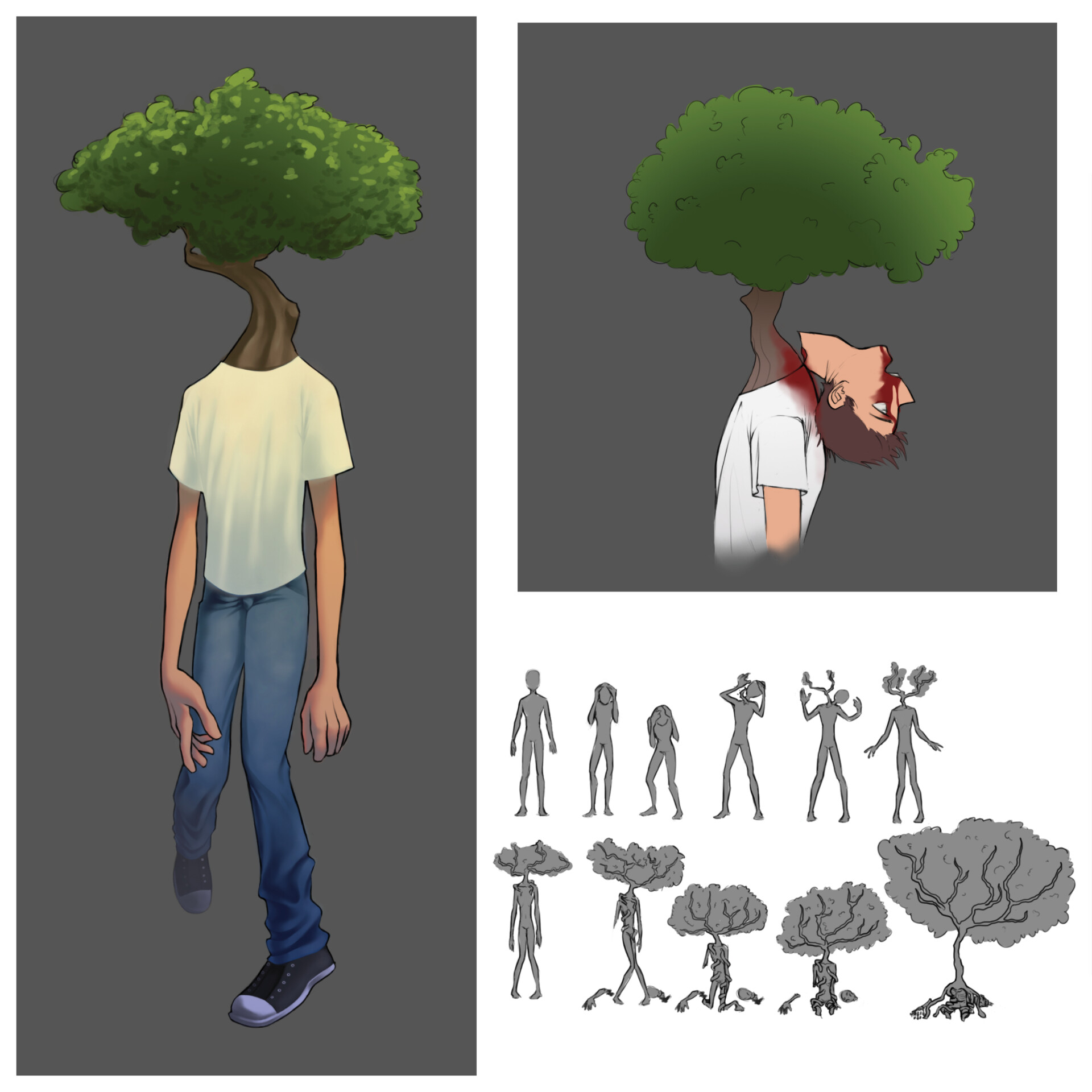 ArtStation - Arbormorph Creature Sheet and Universe Exploration