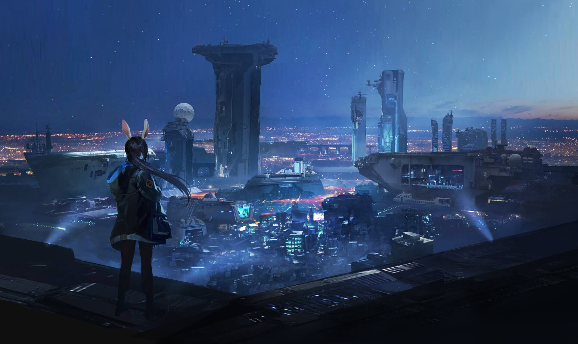 ArtStation - 4-5 hours ARKNIGHTS fanart ~+building concepts