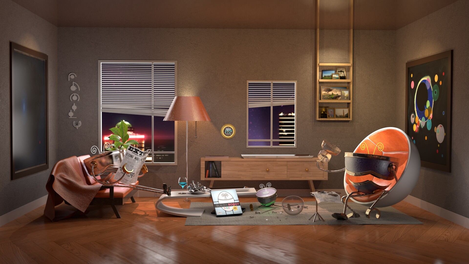 ArtStation - Robotic room