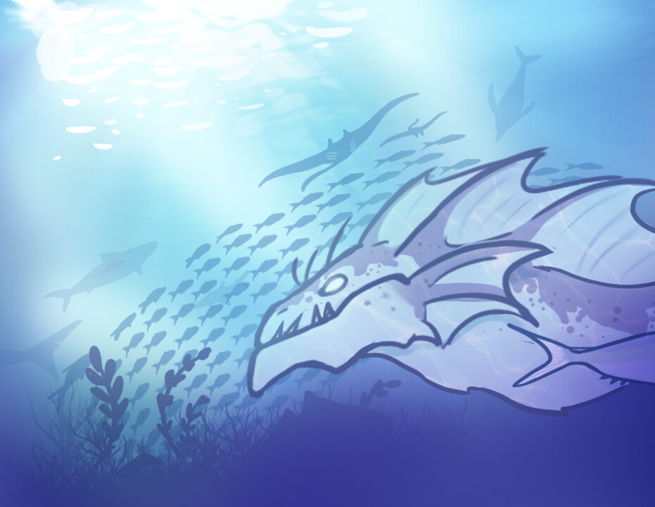 ArtStation - Ocean Dragon