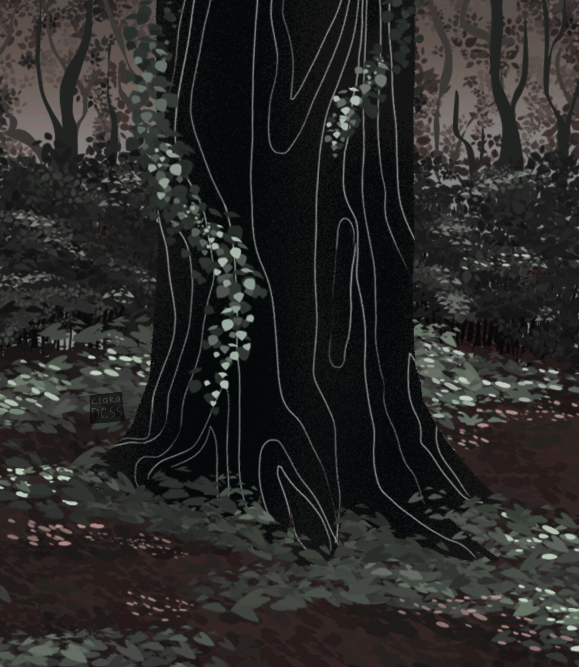 ArtStation - Dying forest study