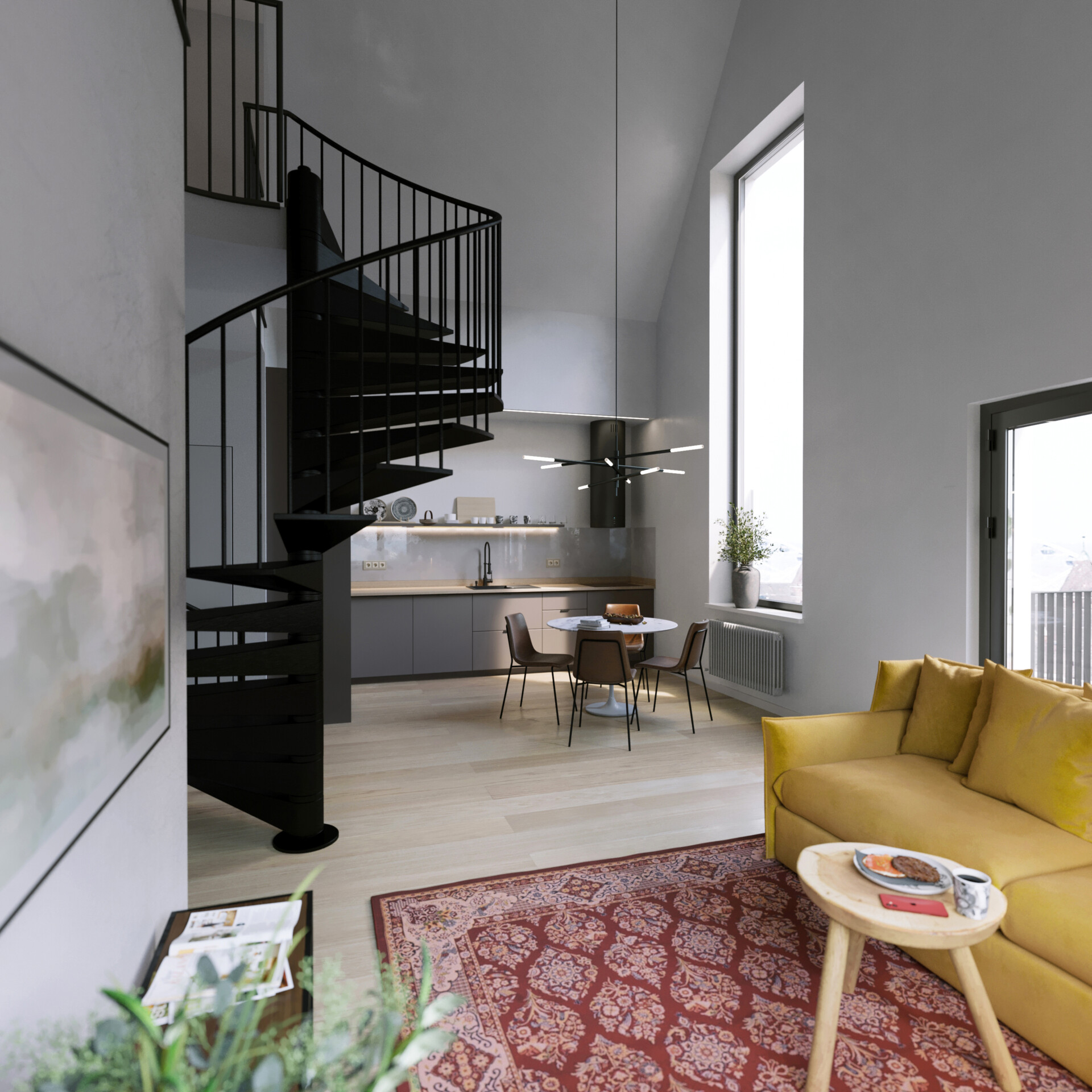 ArtStation - Living Room Design - 3D Modeling