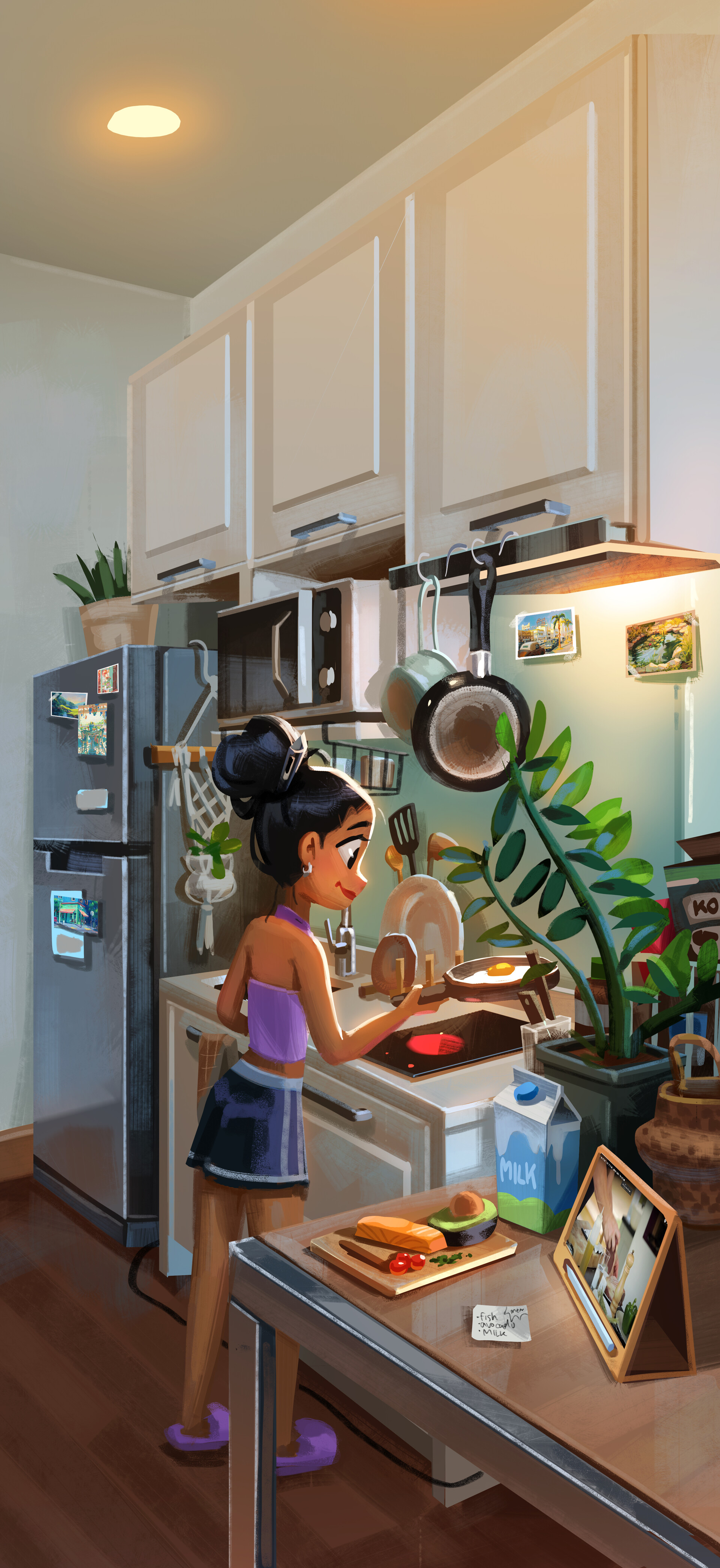 ArtStation - Me and My Kitchen. 😋🍳