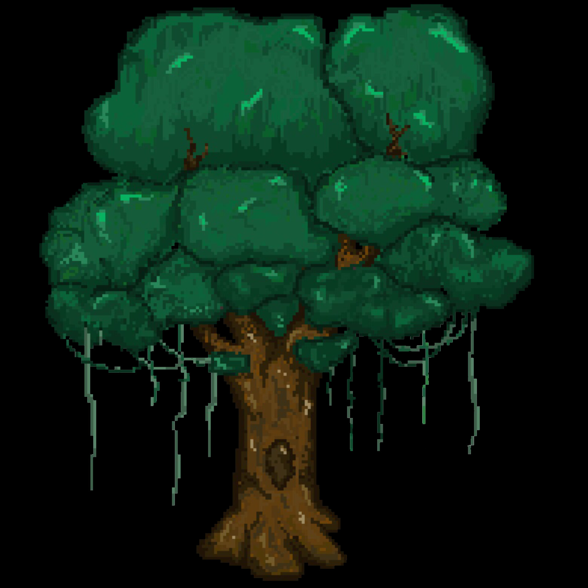 ArtStation - Pixel Art Assets - Trees