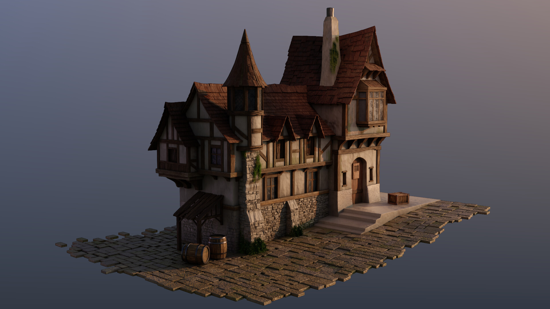 ArtStation - Medieval house