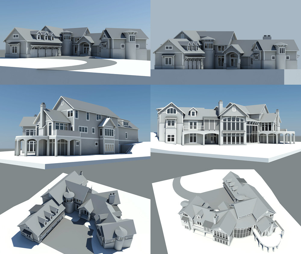 ArtStation - Residential study model