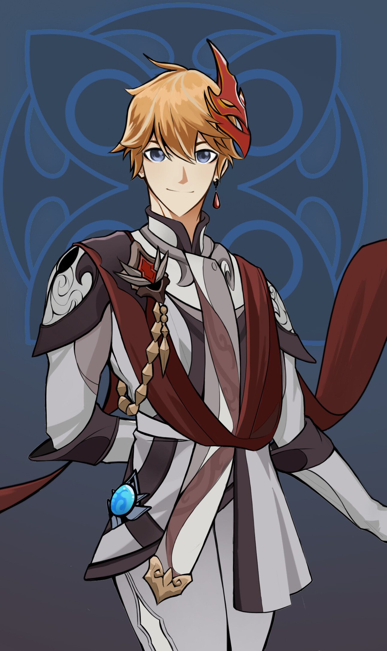 ArtStation - Tartaglia Childe with Liyue outfit