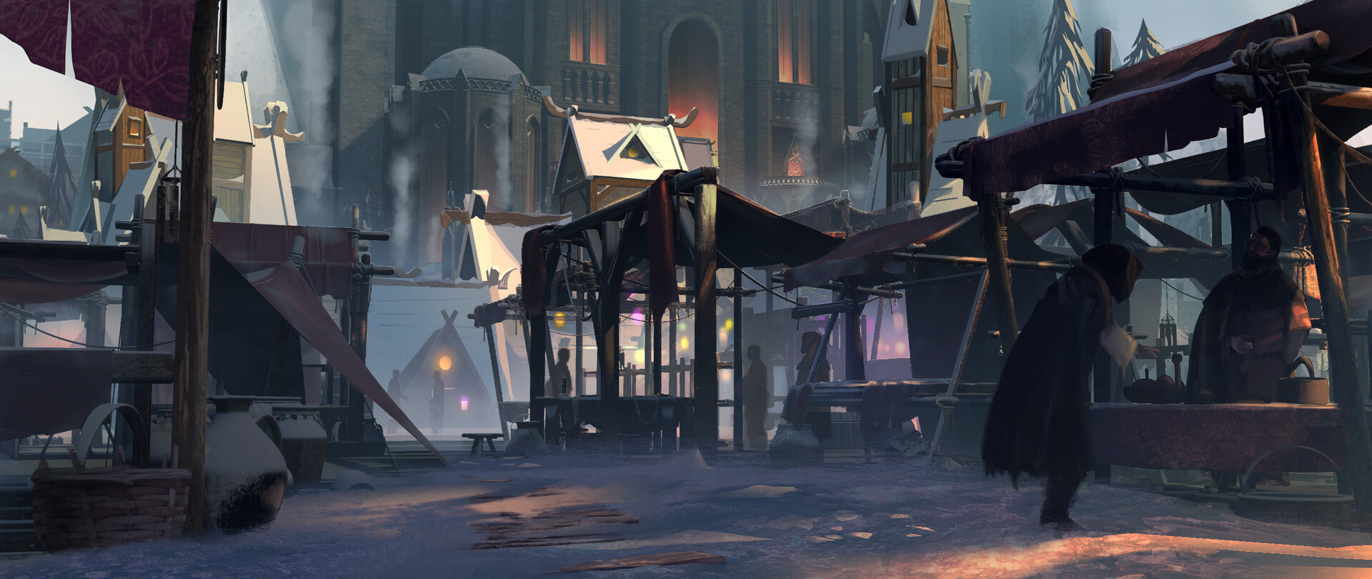 ArtStation - Mining Town Marketplace