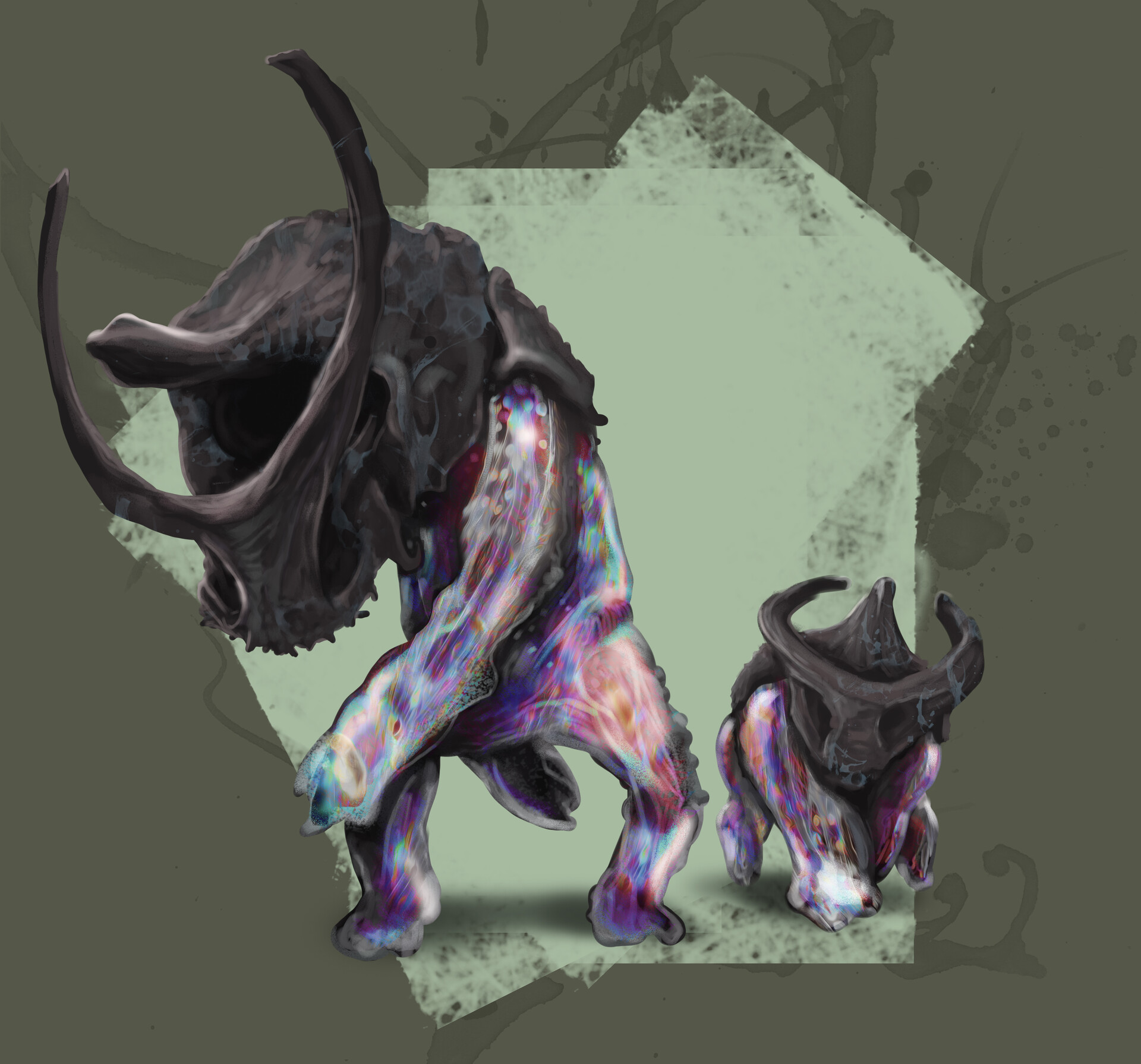 ArtStation - Ghost Plasma Beetle hybrid