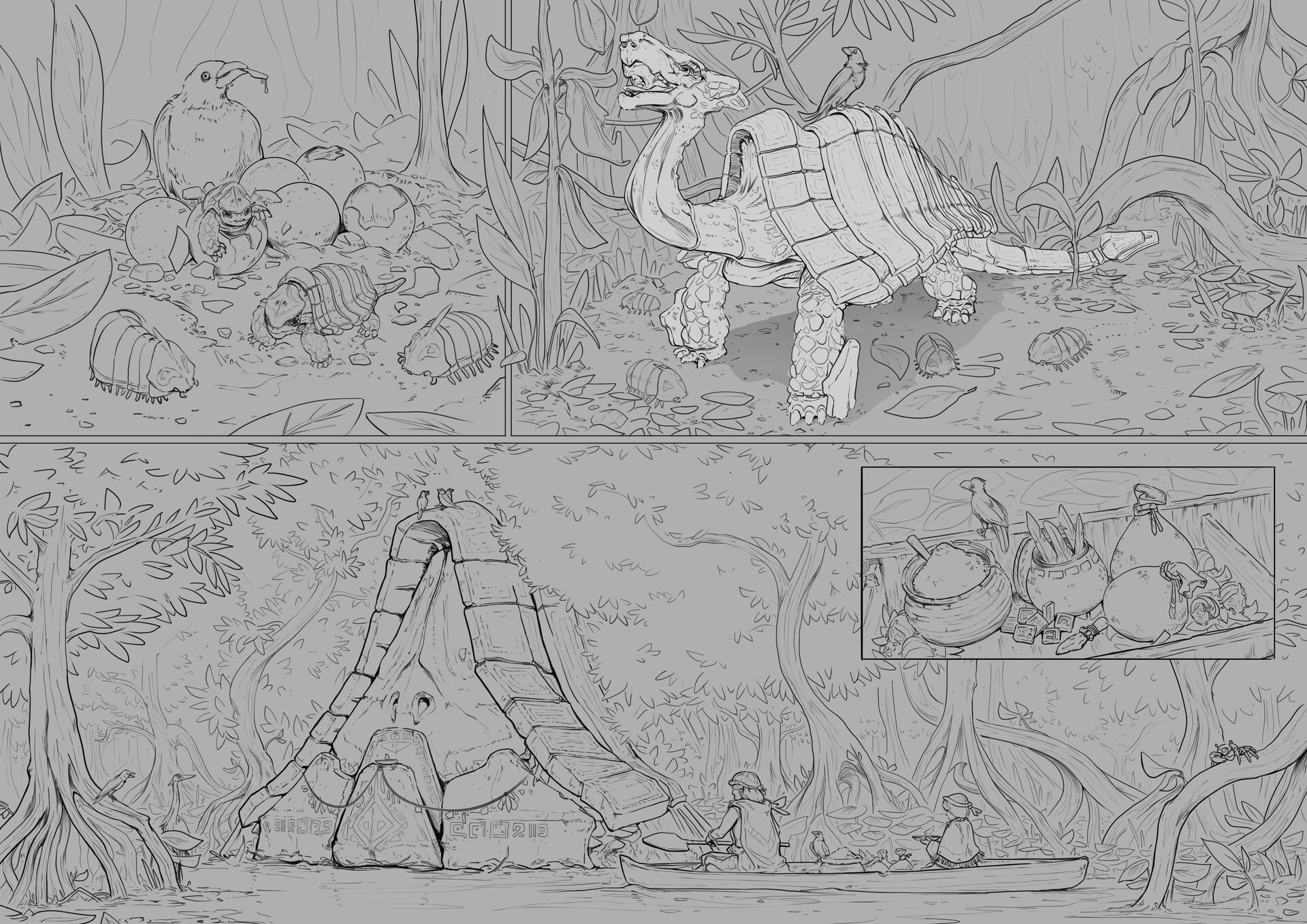 Ian Ho - Creature Life Cycle "Gnawsaurus"