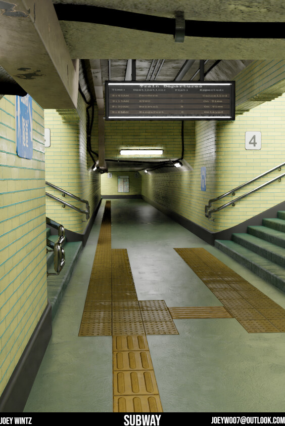 ArtStation - Subway Realism Scene