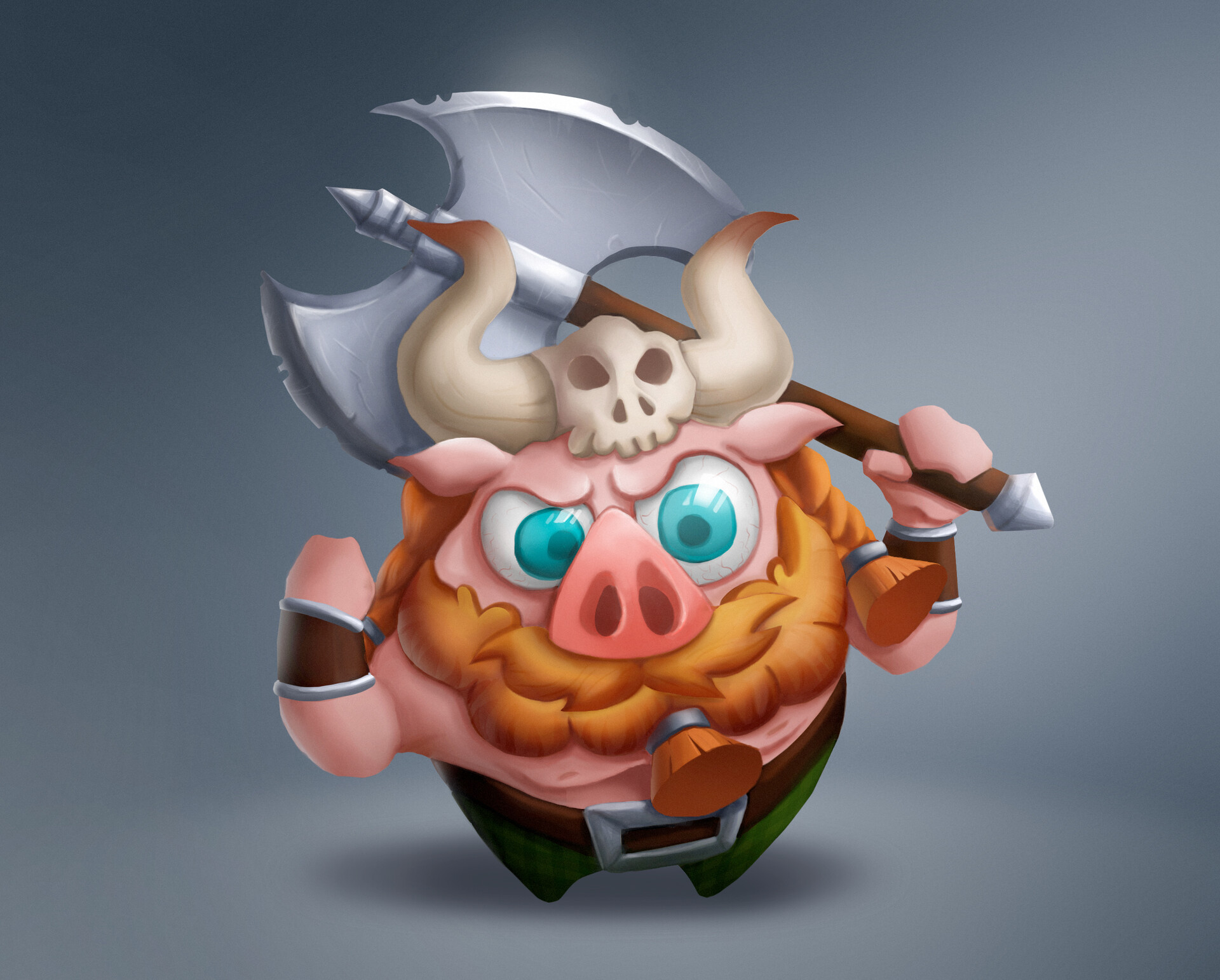 ArtStation - viking pig