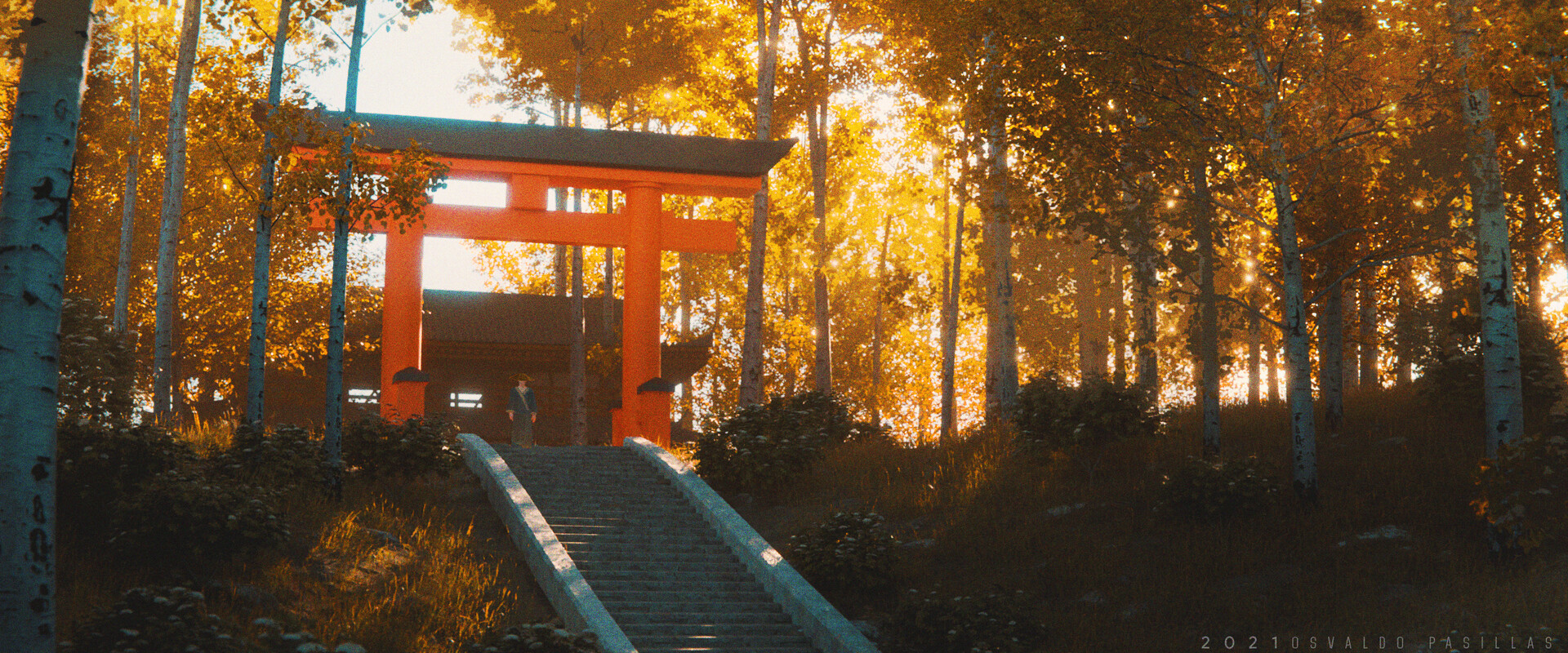 ArtStation - Samurai Forest