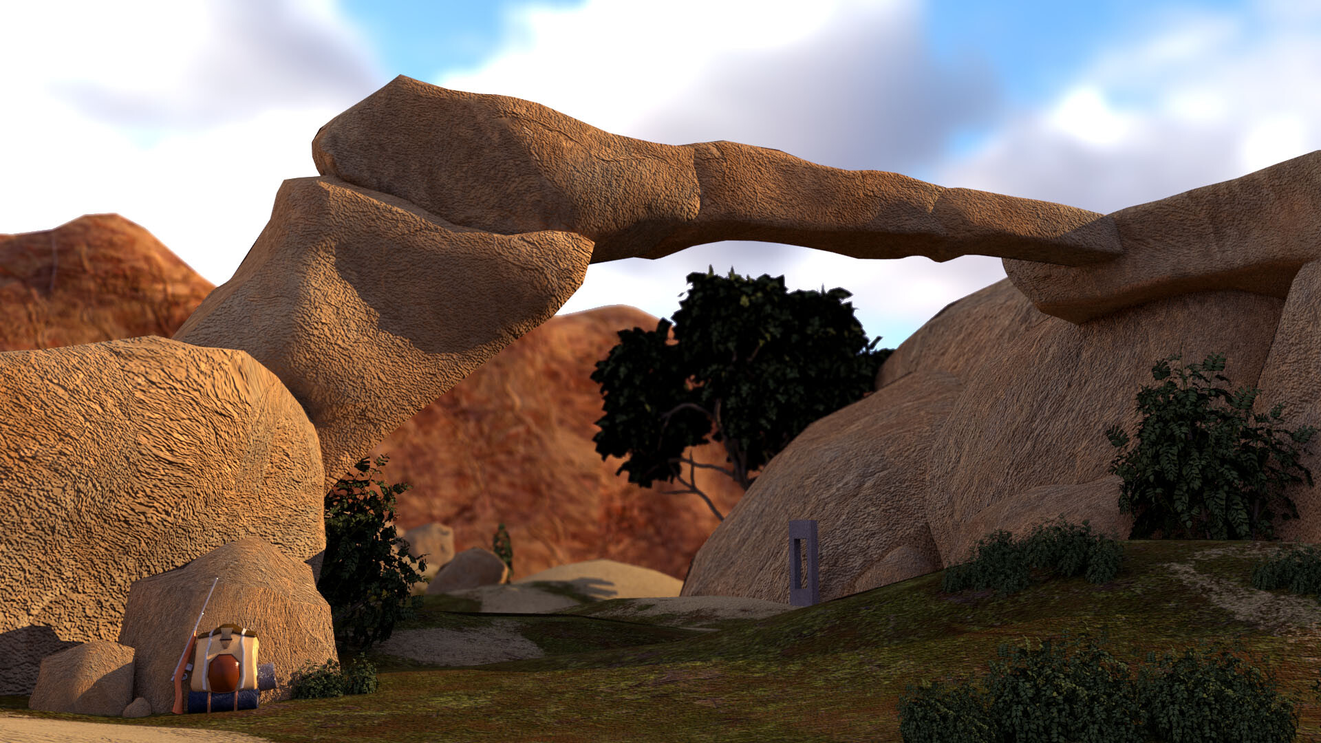 ArtStation - Outdoor Layout (Arid Mountain)