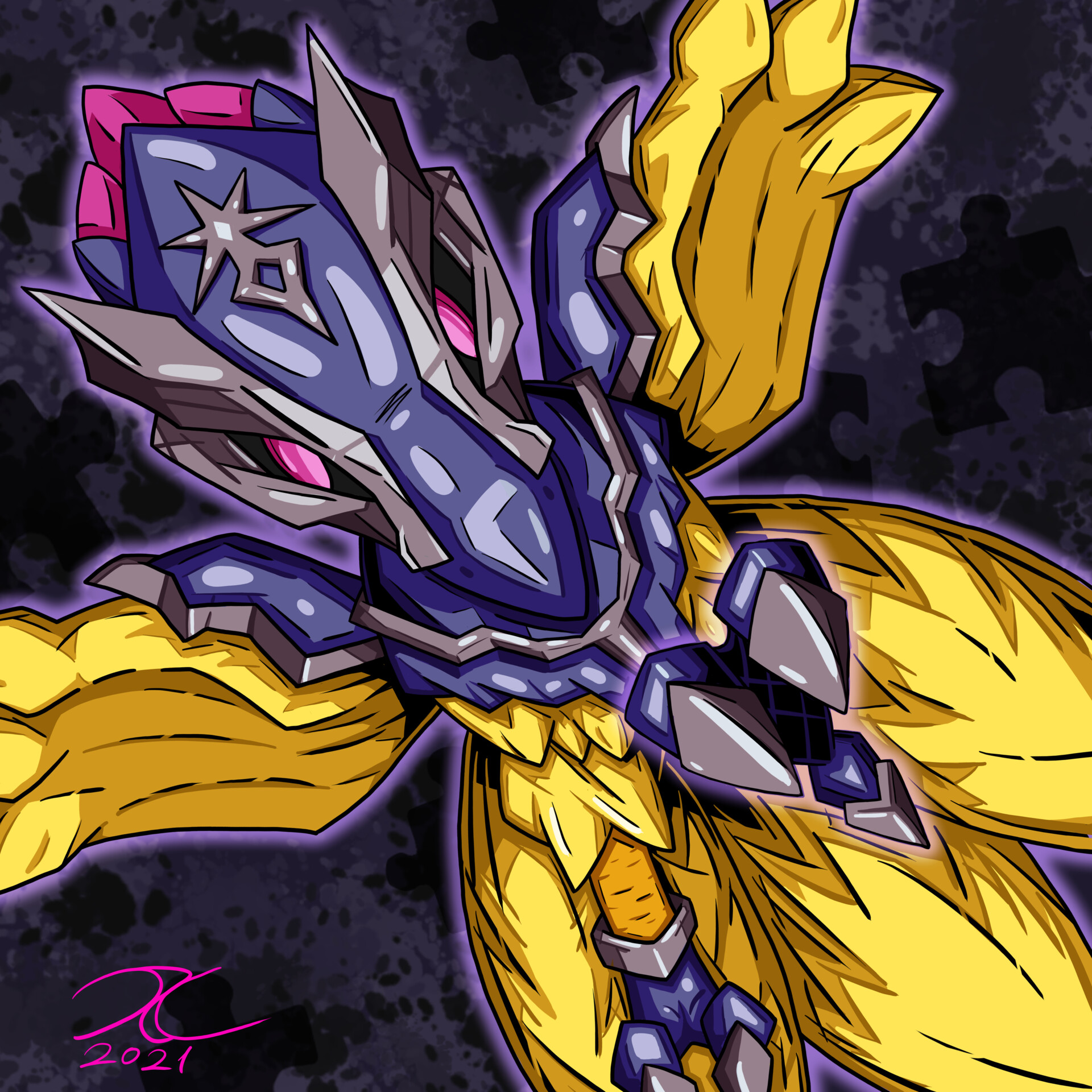 ArtStation - Dark Knight Chocobo