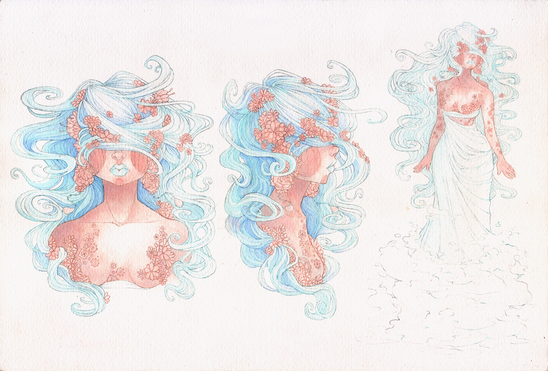 ArtStation - Fata Turchina - Blue Fairy