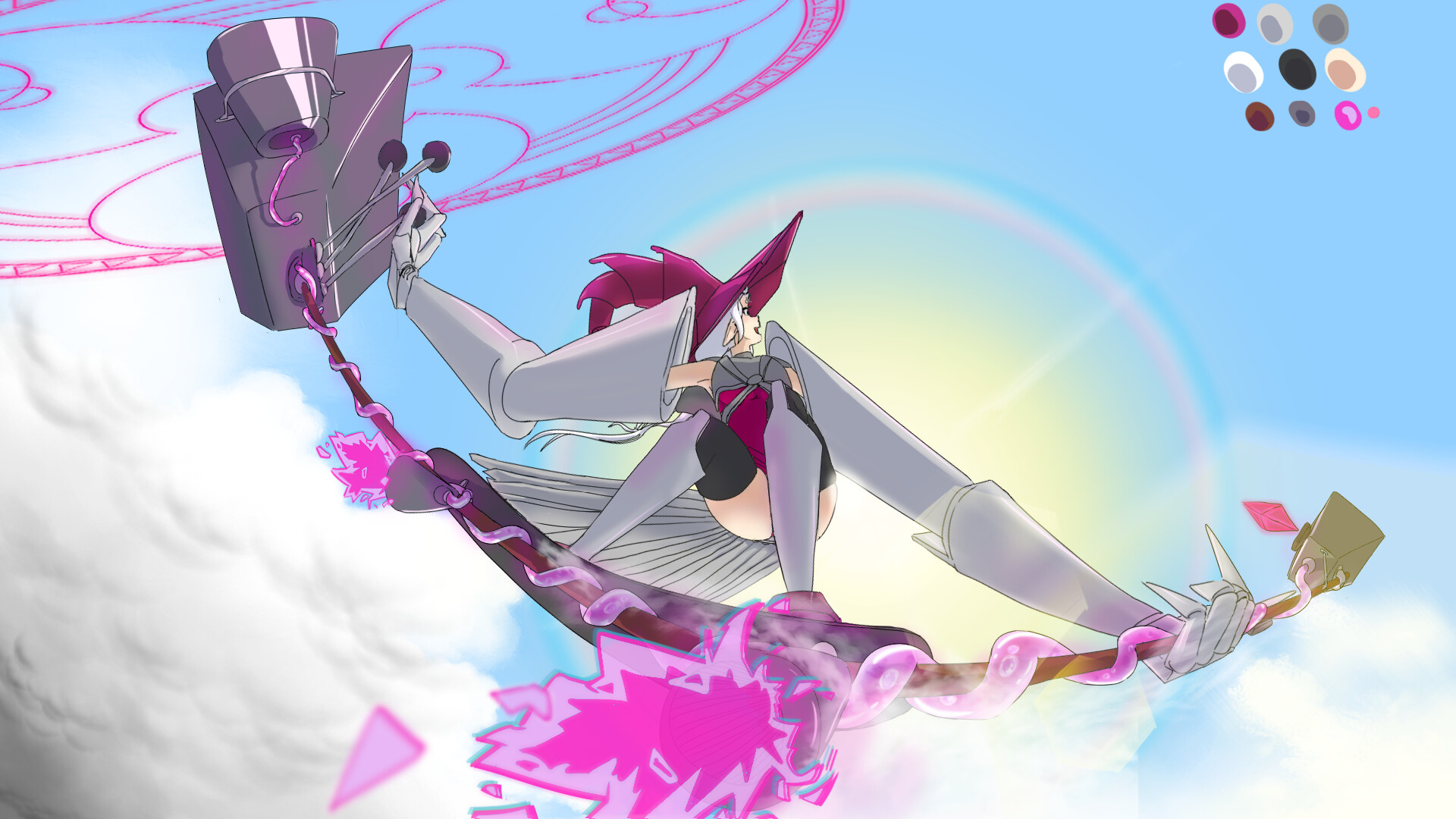 ArtStation - Charadesign Mecha Witch