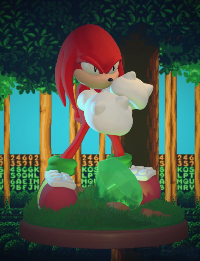 Artstation Knuckles The Echidna