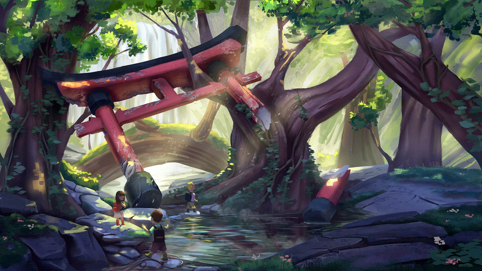 ArtStation - Torii ruin