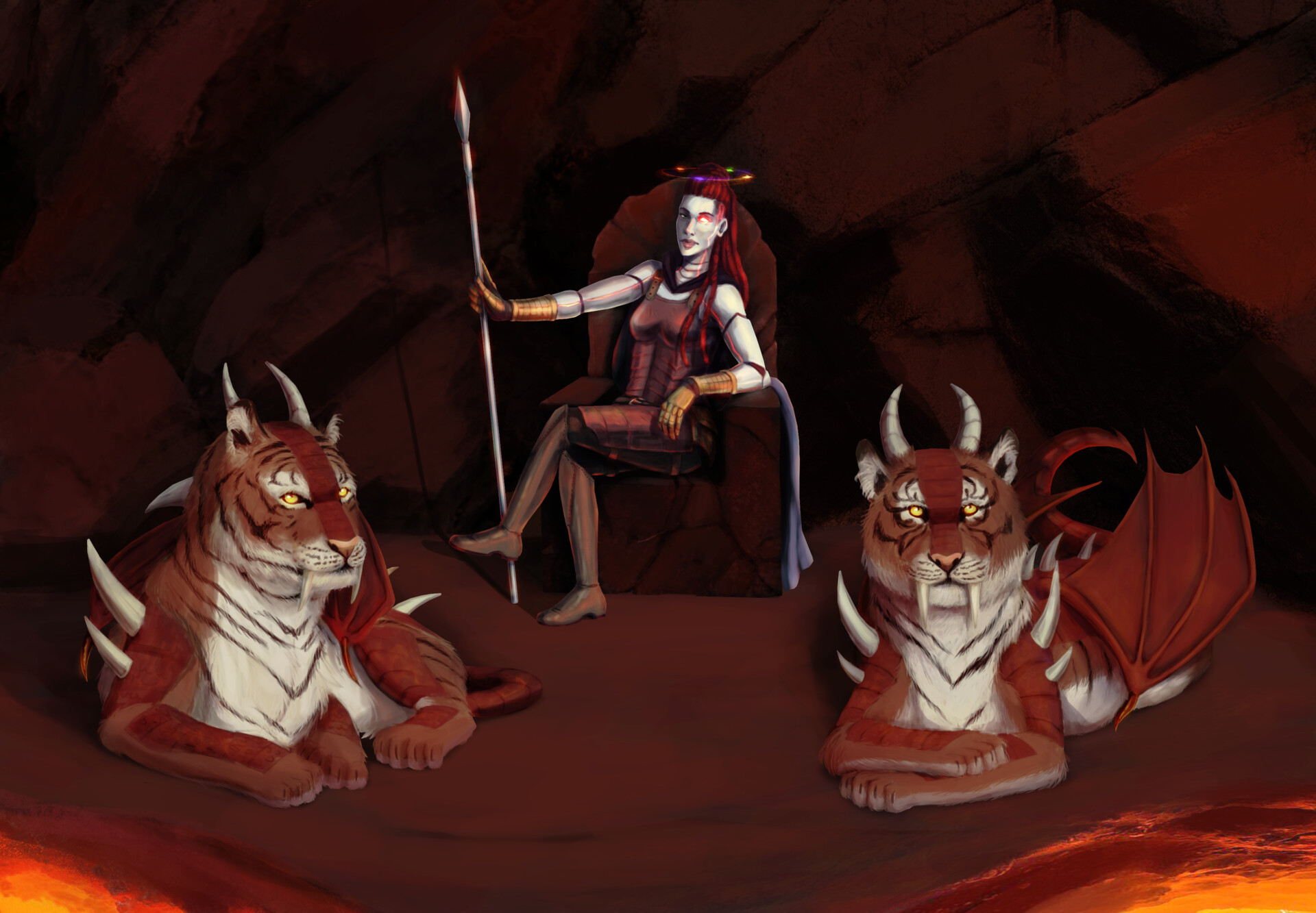 ArtStation - D&D character commission - Shiva