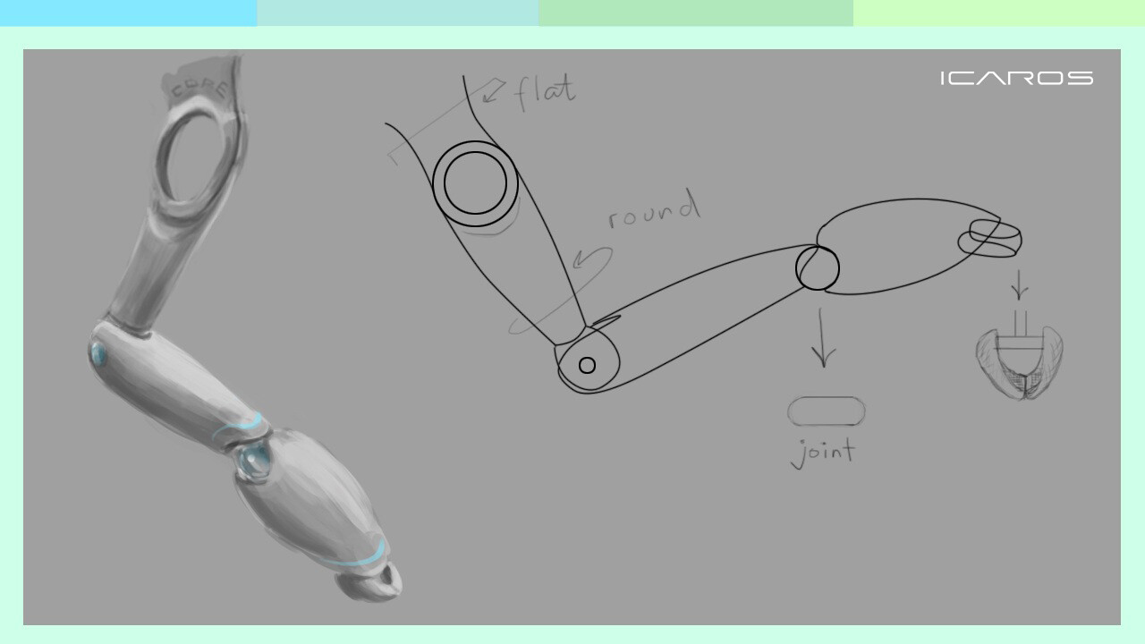 Maria Meinhardt Art - Robotic arm concept