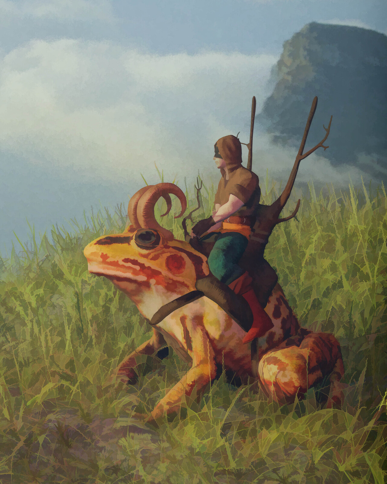 Henrik Veres - Day 28 - Frog Riders III