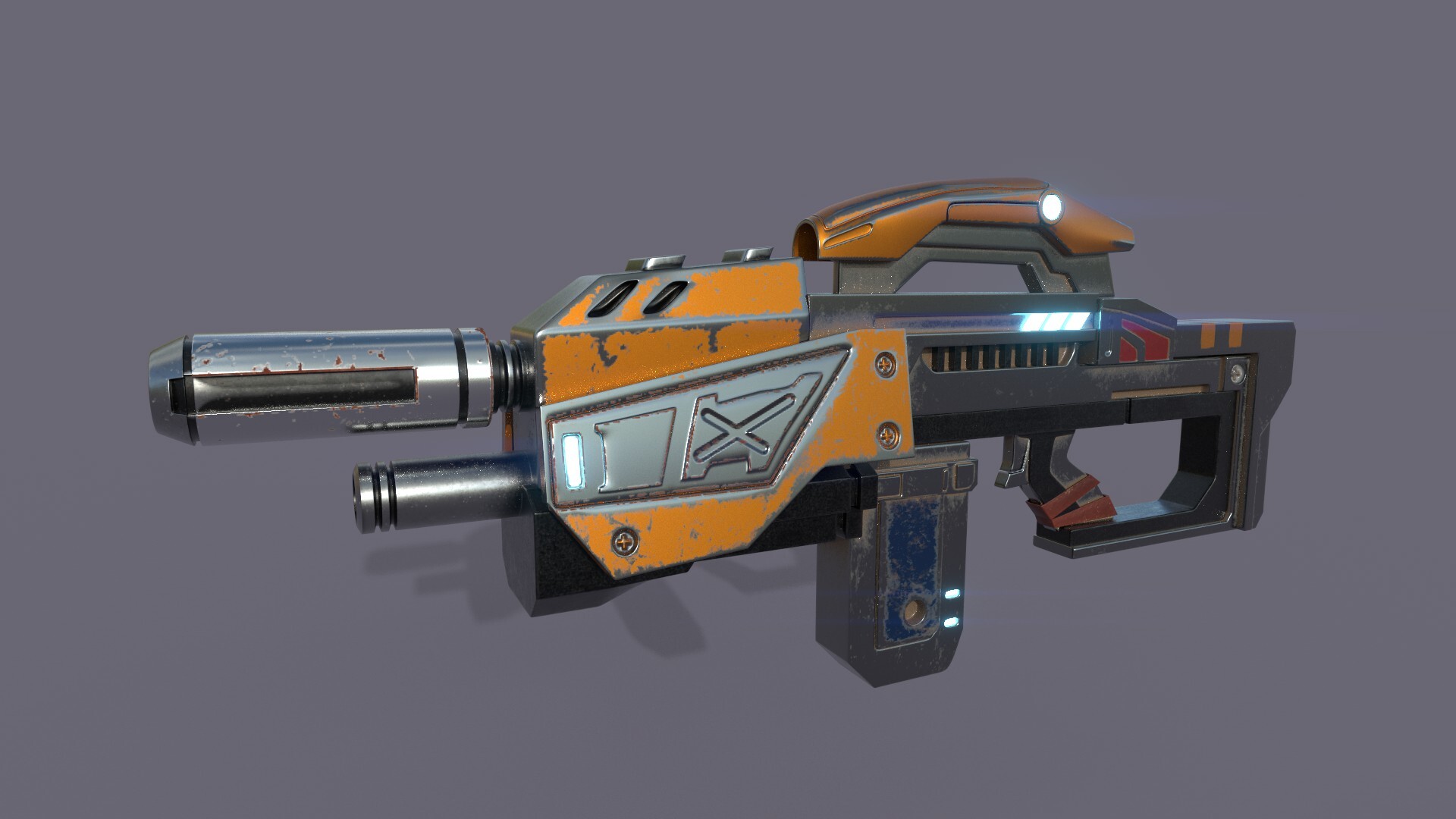 ArtStation - sci fi gun modeling