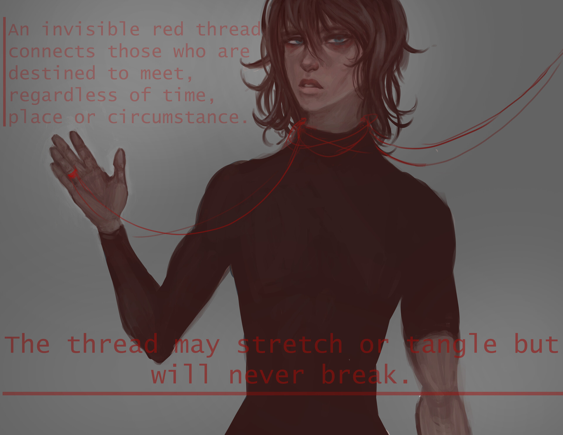 ArtStation - The red thread